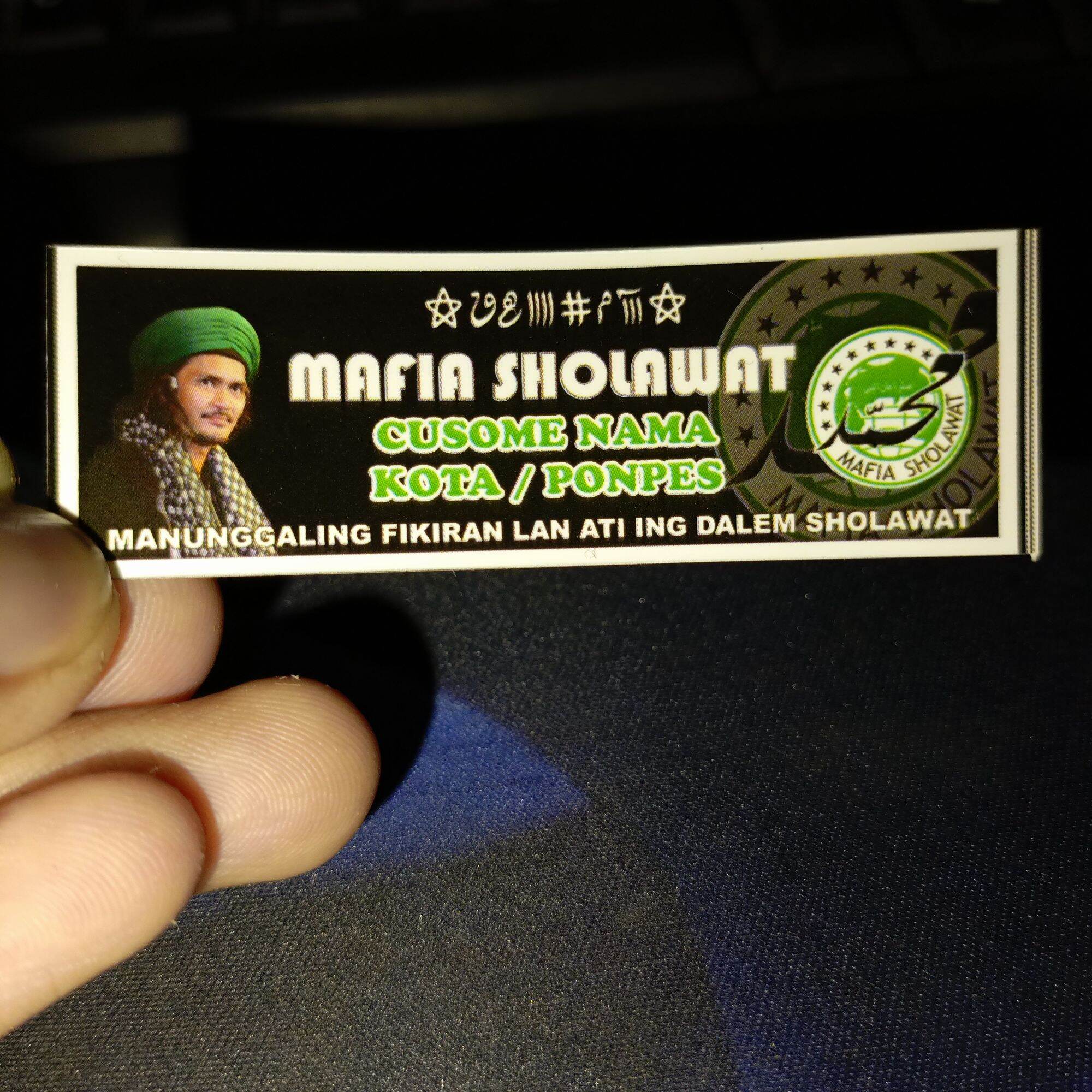 Stiker Mafia Sholawat Bisa Custome Nama Kota | Lazada Indonesia