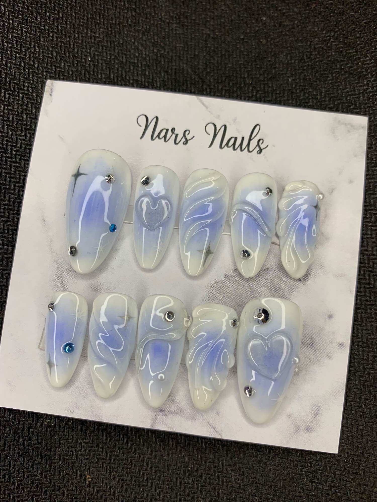 Press On nails Gradasi Biru | Lazada Indonesia