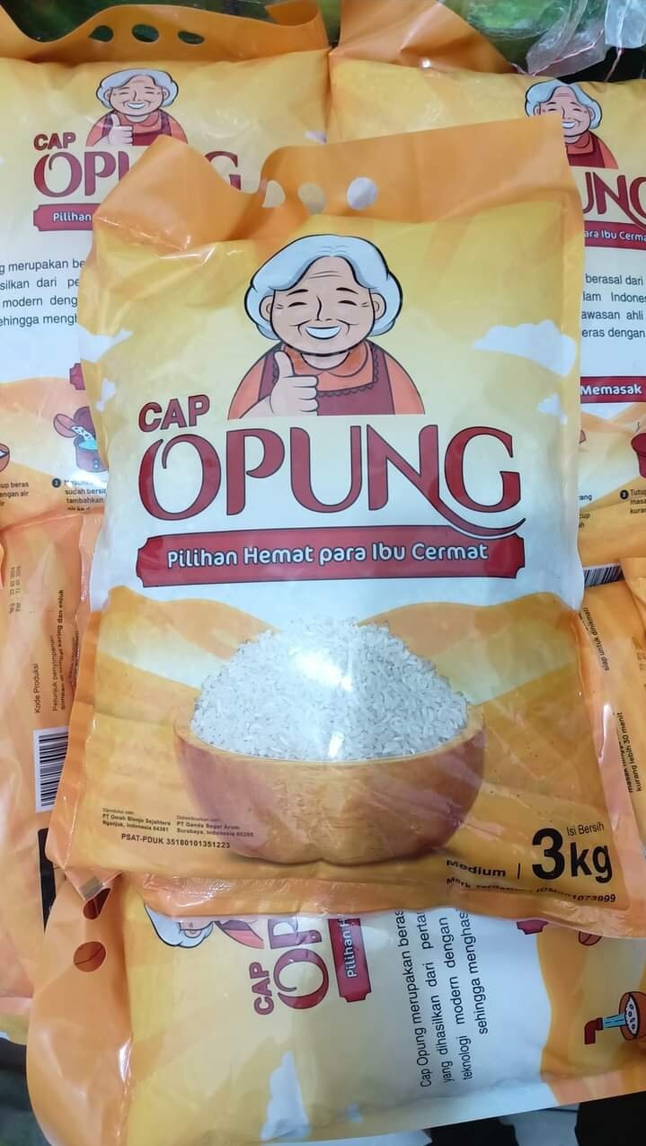 Beras cap Opung 3kg | Lazada Indonesia
