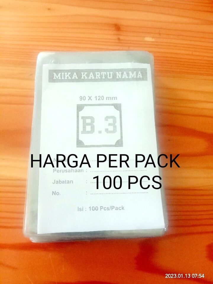 Mika id card B.3 9x12 cm-per pack | Lazada Indonesia