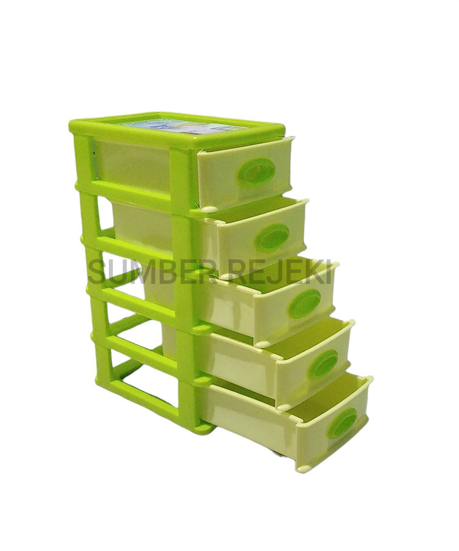 LACI MINI SHINPO 5 SUSUN KOTAK PENYIMPANAN LACI PLASTIK MINI CONTAINER ...