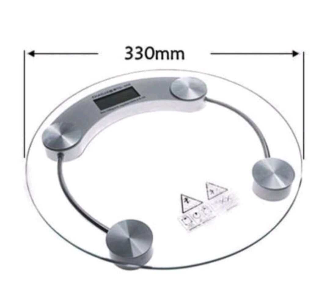 Timbangan Badan Digital Kaca / Personal Scale / Timbangan bulat kaca ...