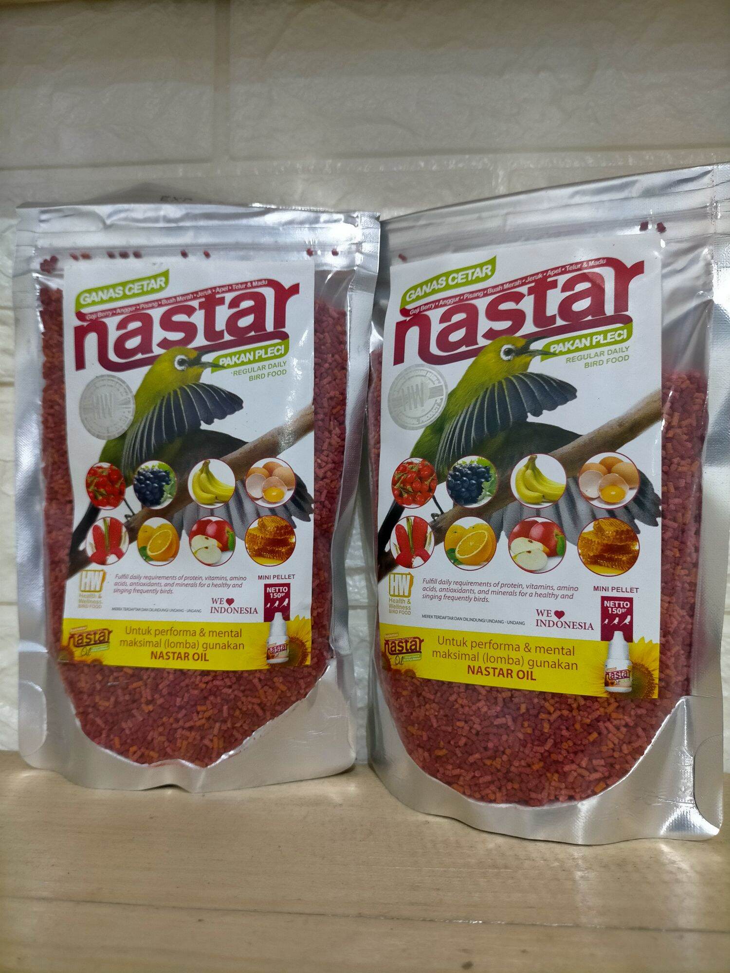 HW NASTAR VOER BURUNG PLECI PRENJAK MENGANDUNG VITAMIN BUAH DAN SAYUR ...