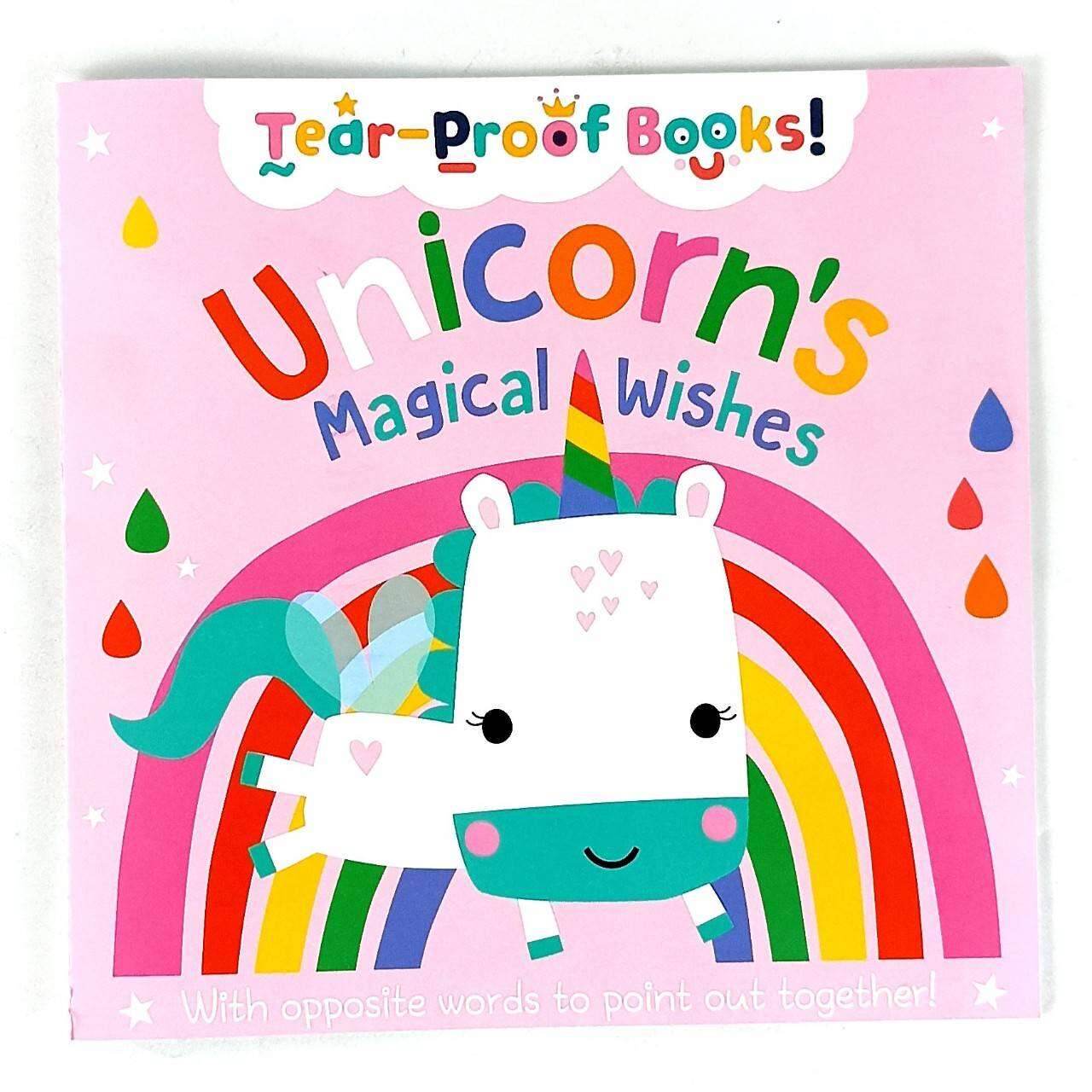 Tear-Proof Books! UNICORN'S MAGICAL WISHES with opposite words to point out together | Lazada ...