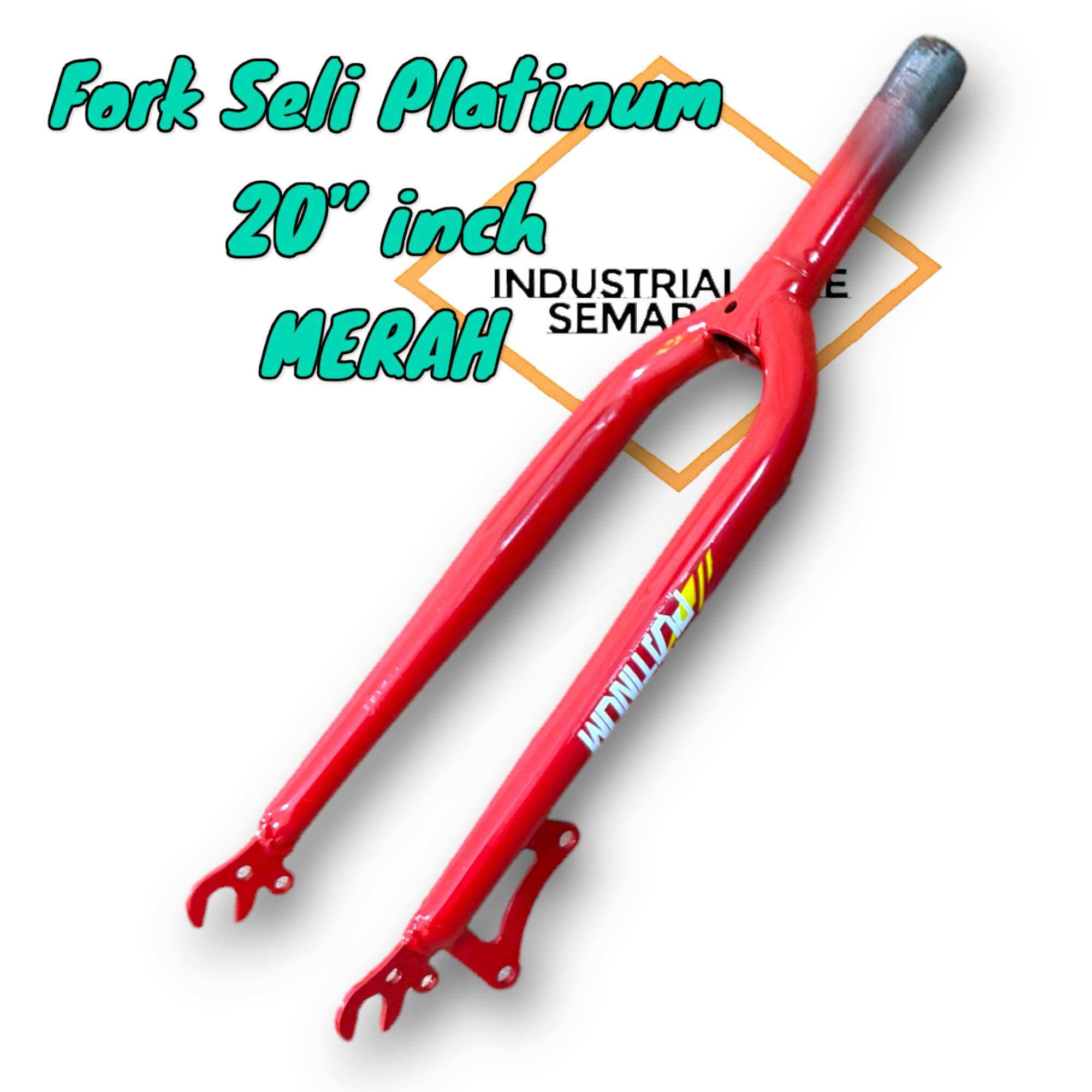 (( FORK SEPEDA LIPAT PLATINUM )) Garpu Seli 20 inch Fork Depan steel ...