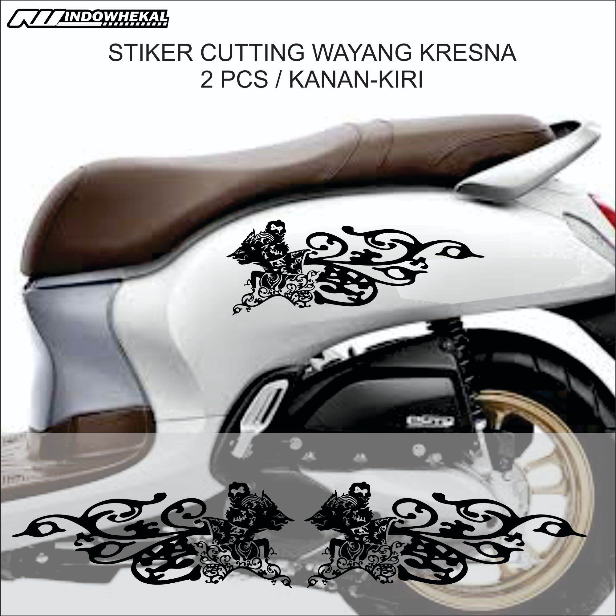 STIKER CUTTING WAYANG KRESNA UNTUK BODI MOTOR/MOBIL | Lazada Indonesia
