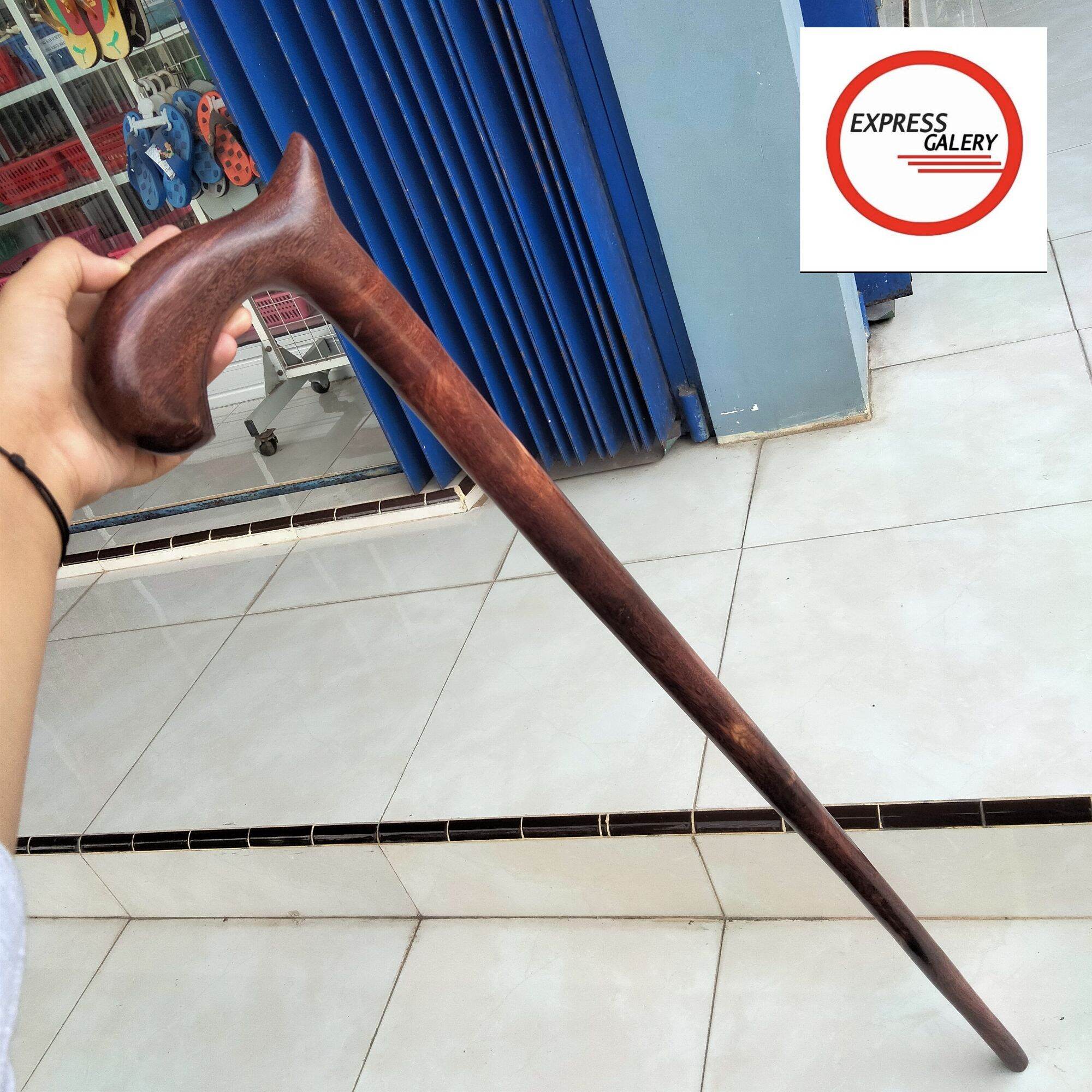 tongkat jalan kayu galih asem model habib x760 | Lazada Indonesia