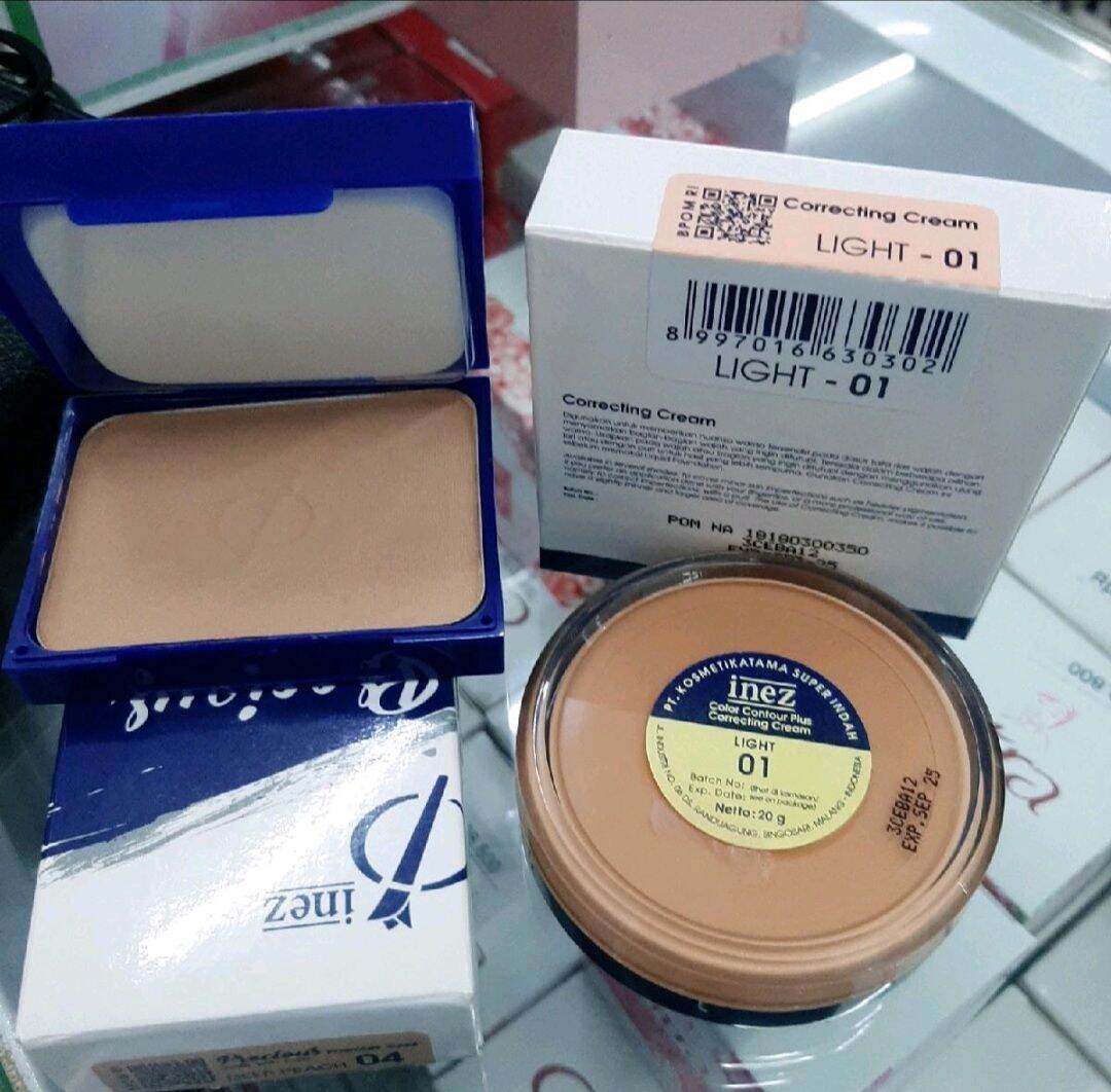 Inez paket Foundation dan Bedak padat | Lazada Indonesia