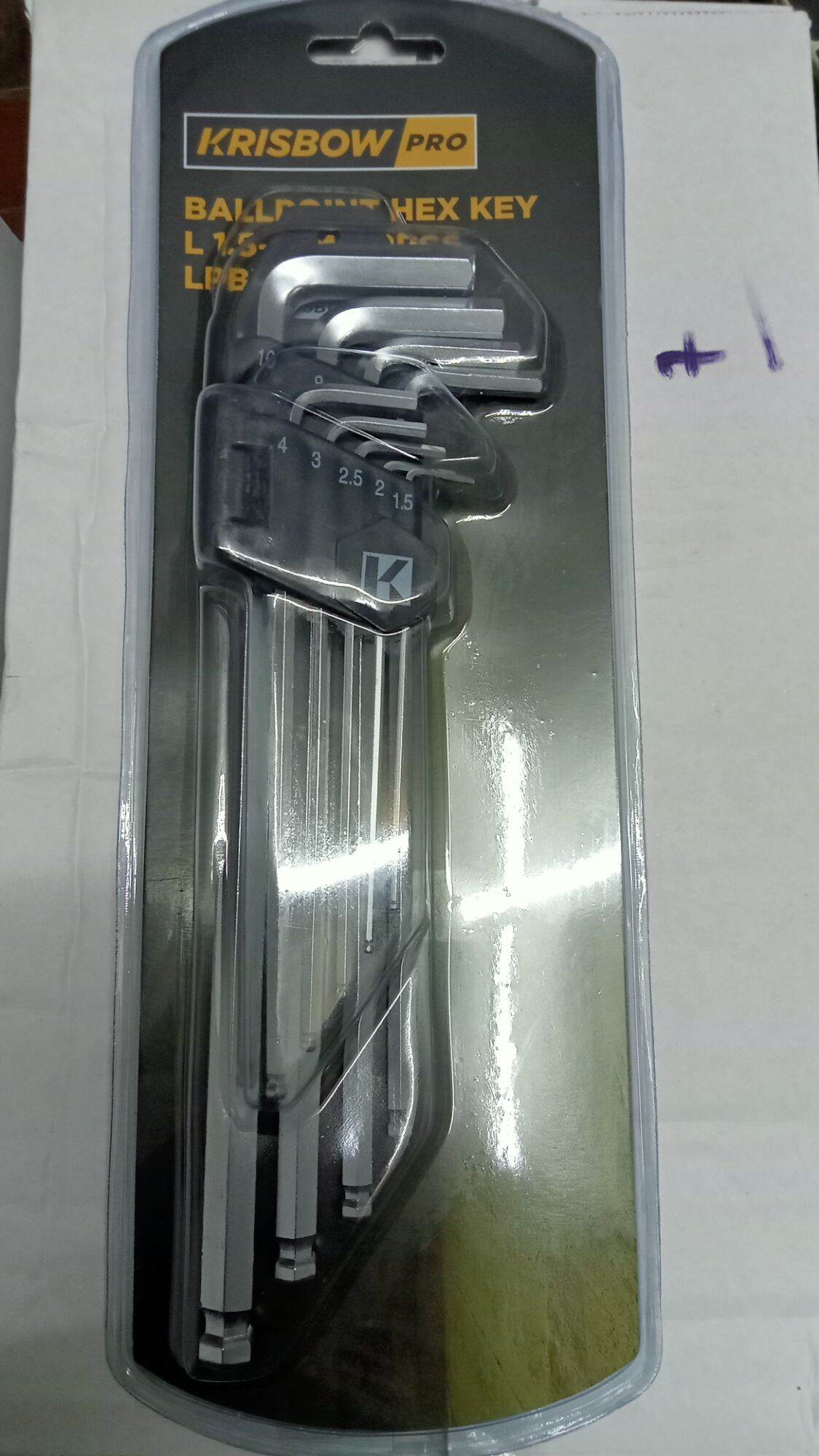 Kunci L set 1.5-10mm ballpoint Krisbow pro | Lazada Indonesia
