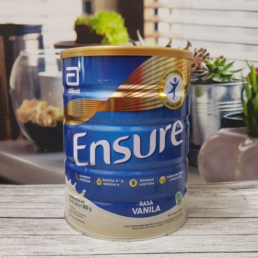 Susu Ensure 900gr - Susu Nutrisi lengkap dgn Rasa Coklat atau Vanila ...