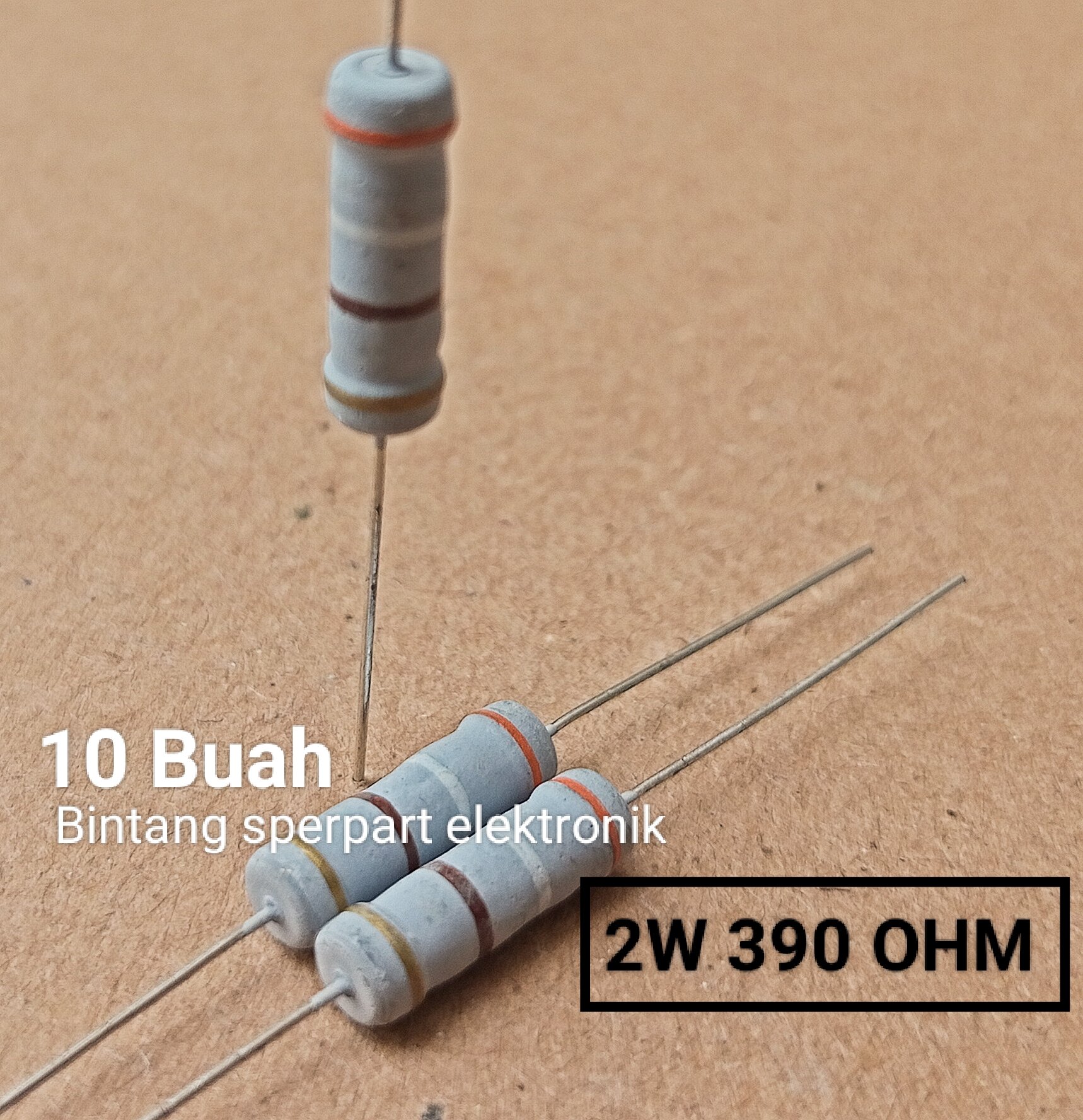 (10 BUAH ) RESISTOR 2WATT 390 OHM RESISTOR 2W 390 OHM REISTOR 2 WATT 390 OHM | Lazada Indonesia