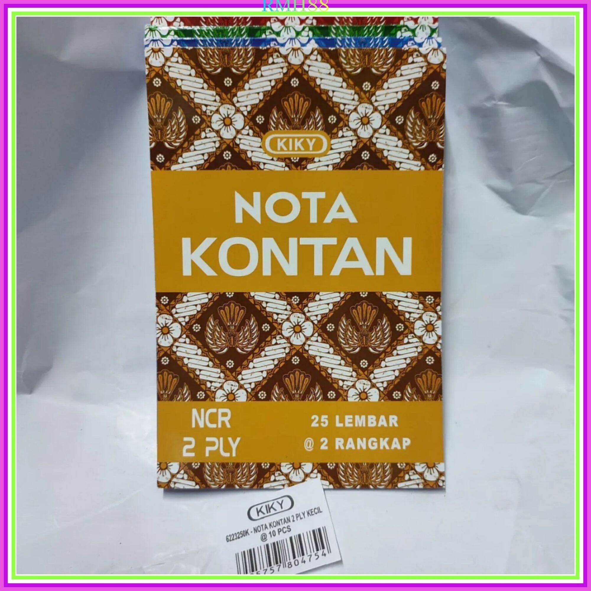 Nota Kontan 2 Ply Kecil Murah 1 Pak Isi 10 Buku D'PAPER/VISION | Lazada ...