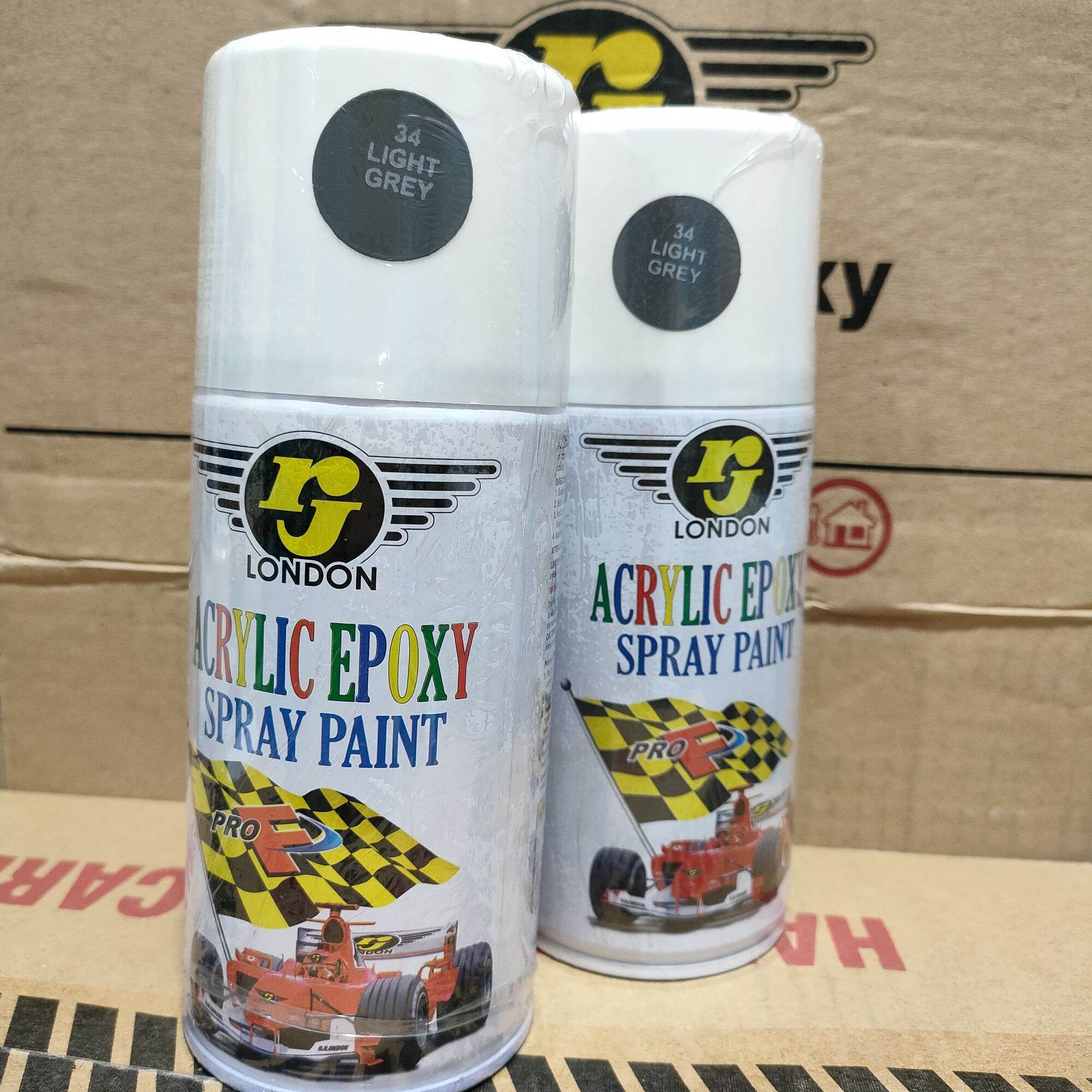 Pilok Pilox Cat Semprot RJ 300cc Light Grey 34 Abu Abu Cerah 300cc ...