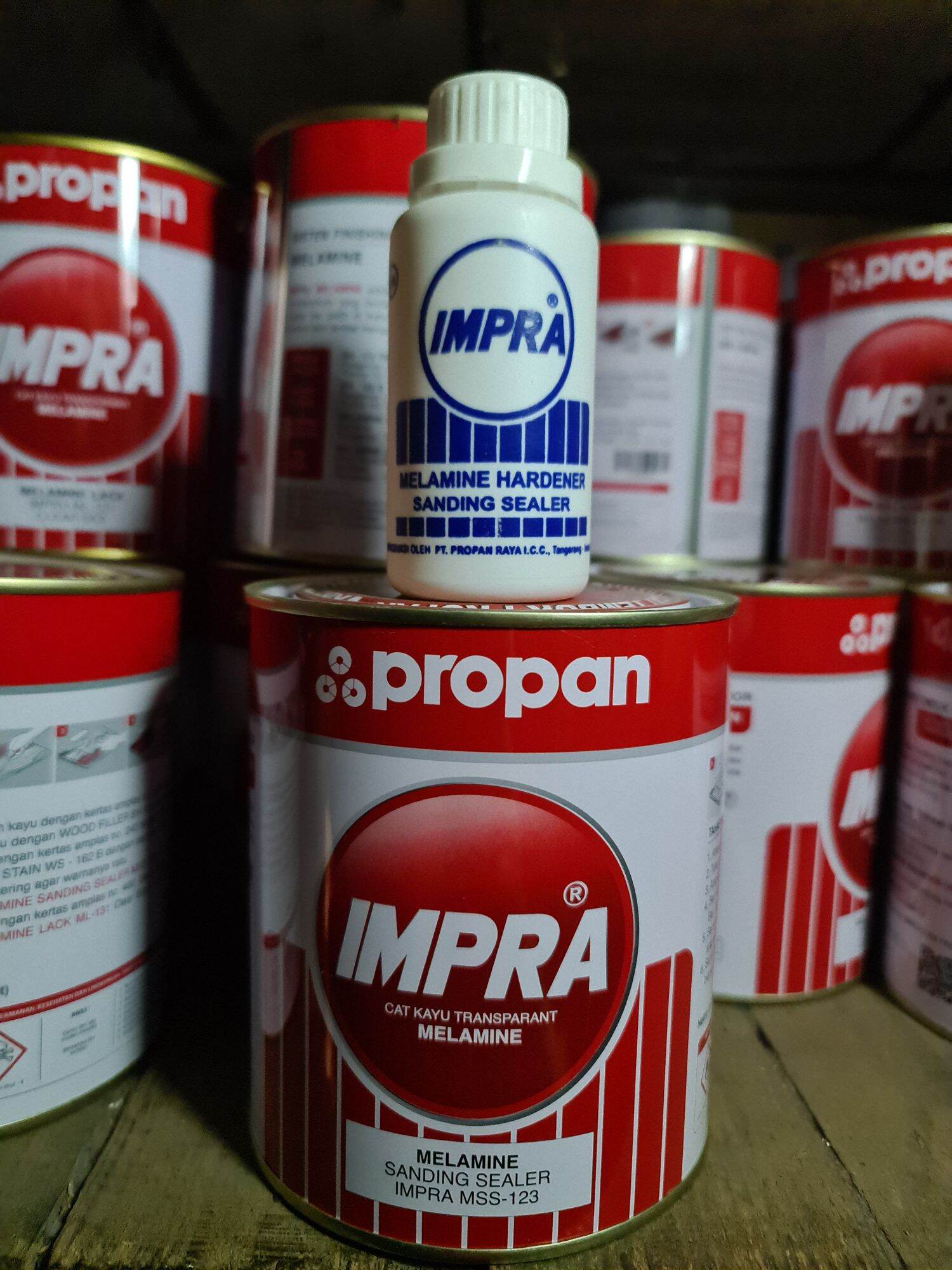 CAT PROPAN IMPRA MELAMINE SANDING SEALER ML-123 1 LITER + HARDENER ...