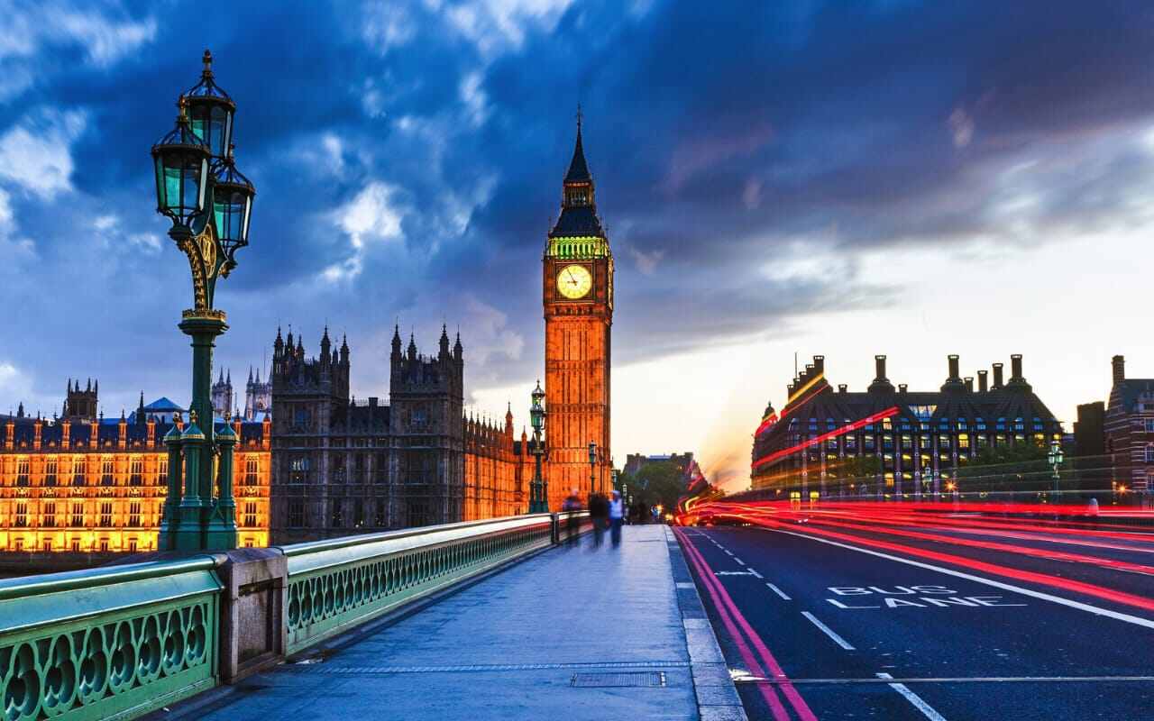 Hiasan Dinding, PEMANDANGAN KOTA LONDON, Ukuran JUMBO, 100×70cm DAN 150 ...