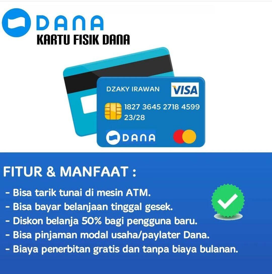 kartu fisik dana | Lazada Indonesia