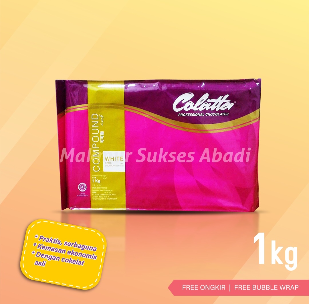 COLLATA WHITE COMPOUND 1KG / COKLAT BATANG / COKLAT DEKOR | Lazada ...