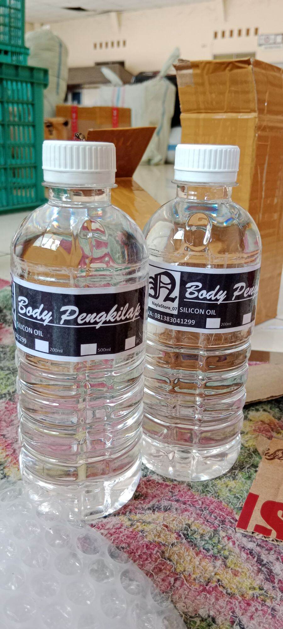 SILICON OIL CAIR BENING.KHUSUS UNTUK PENGKILAP BODY MOTOR DAN MOBIL ...