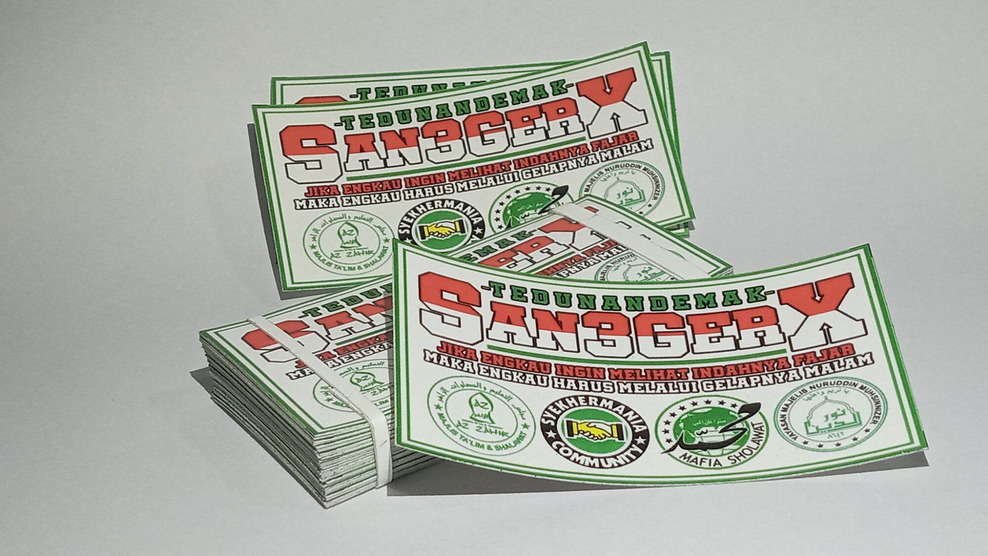 sticker SYEKHER MANIA, ZAHIR MANIA, MAFIA SHOLAWAT | Lazada Indonesia