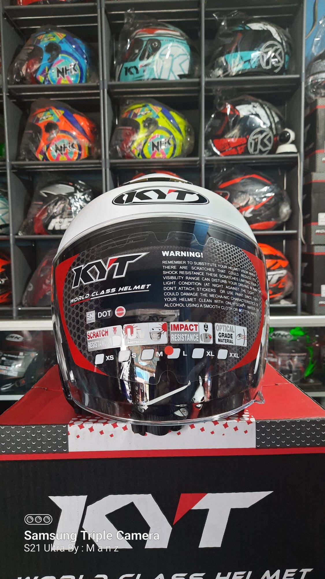 KYT KYOTO PUTIH ORIGINAL | Lazada Indonesia
