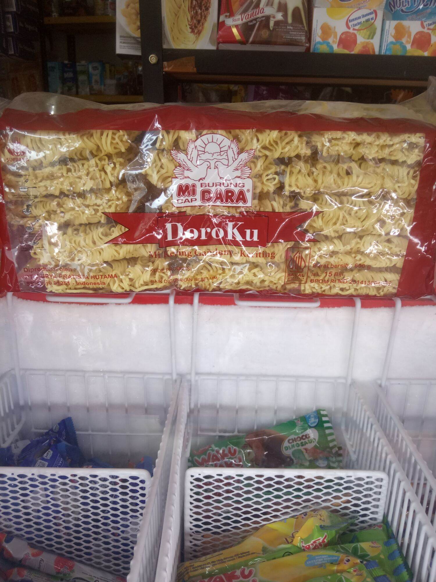 mie mi cap burung dara doroku mie kering gandum keriting | Lazada Indonesia