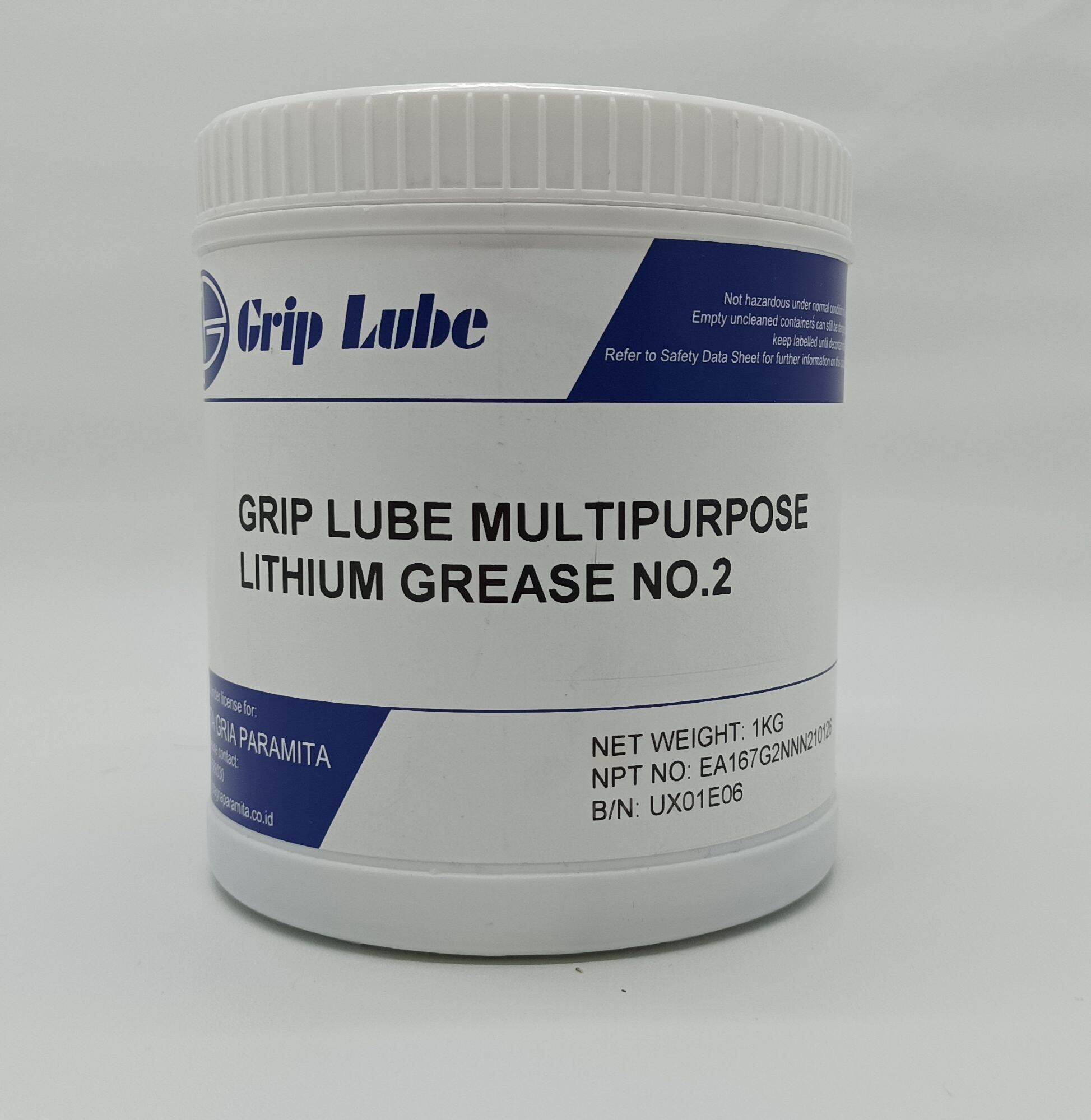 GRIP LUBE - MULTIPURPOSE LITHIUM GREASE - 1kg gemuk. pelumas stempet ...