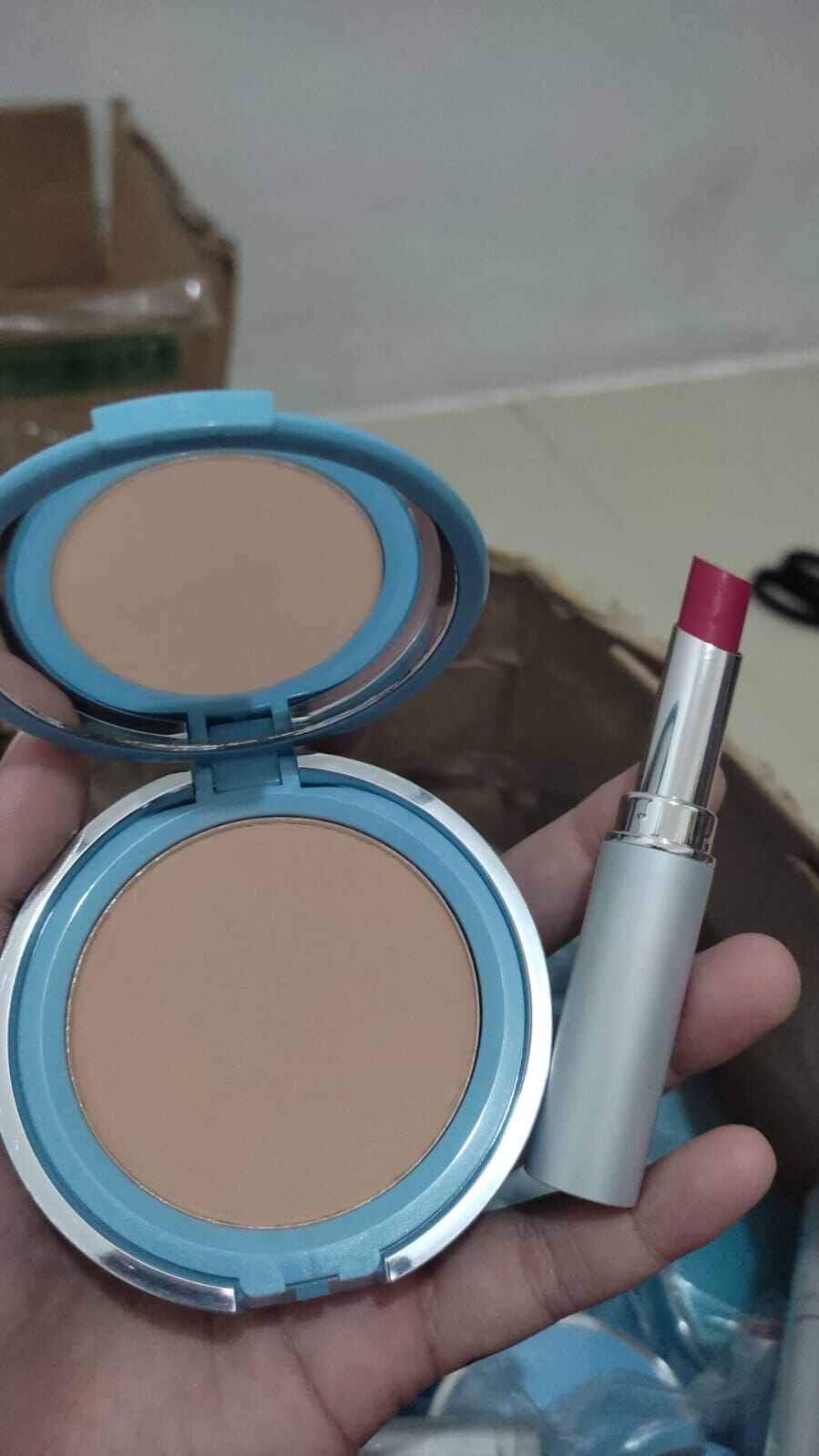 paket bedak Wardah padat+lipstik | Lazada Indonesia