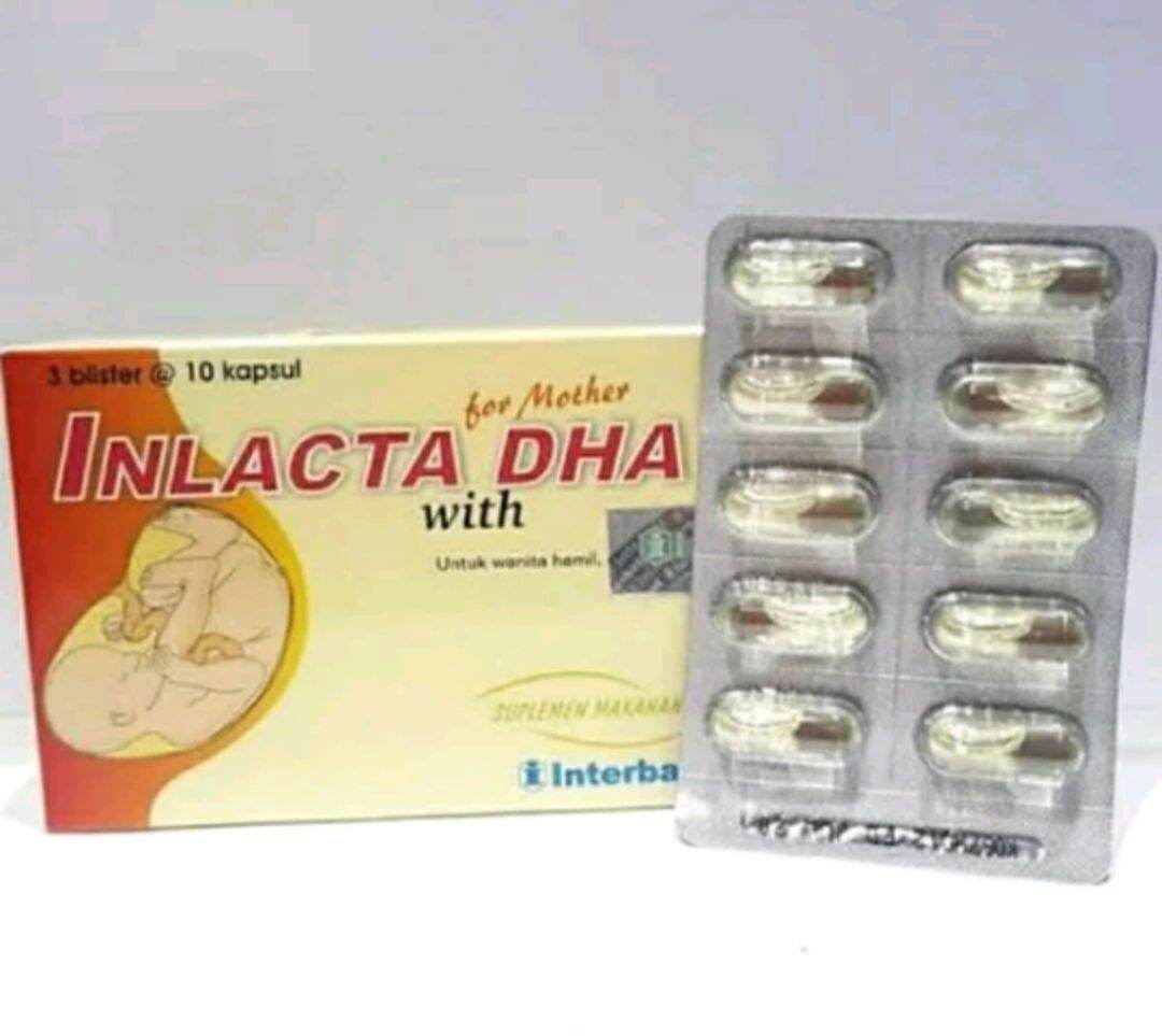 [strip 10 kapsul] INLACTA DHA suplemen ibu hamil | Lazada Indonesia