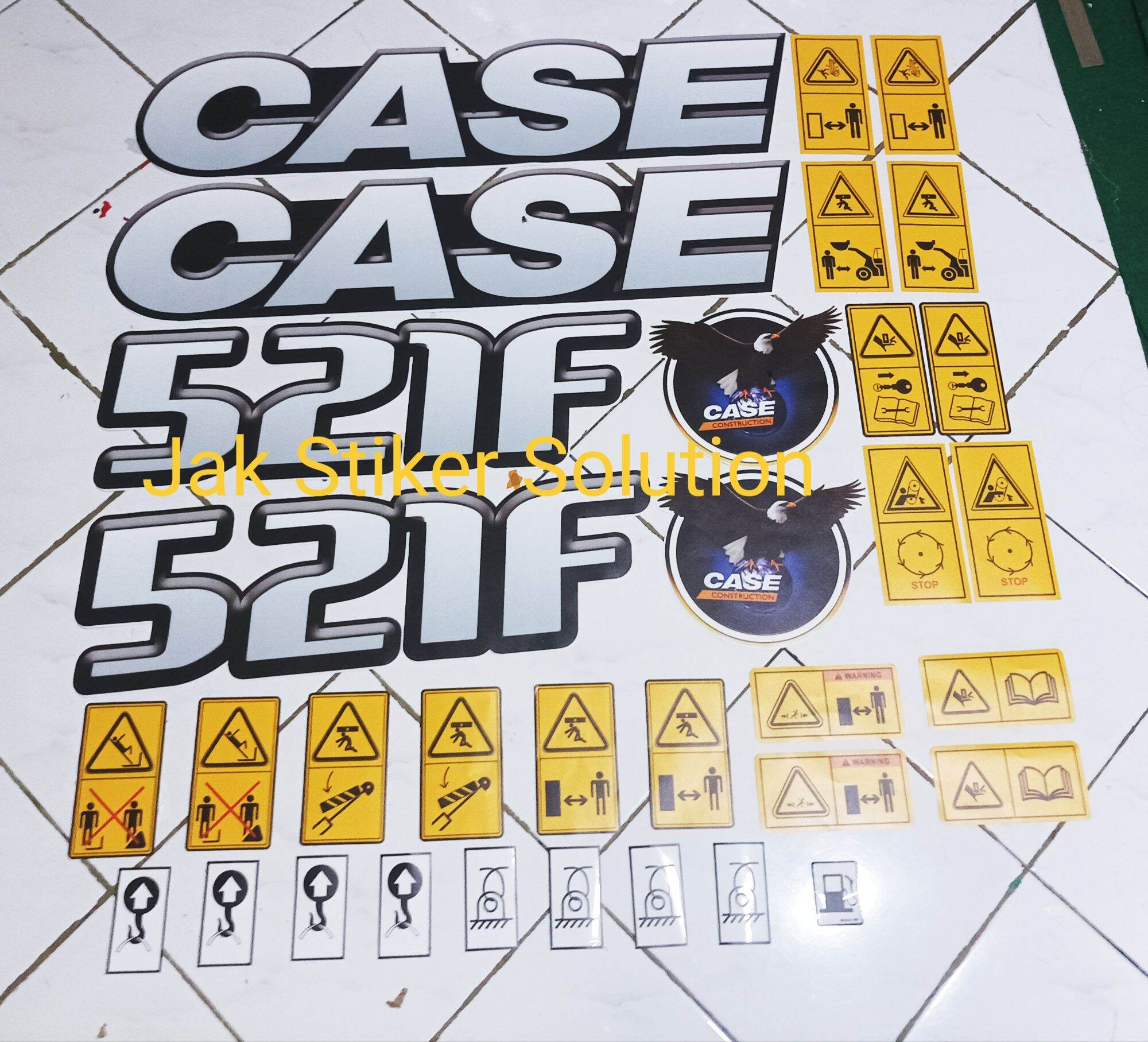 Stiker Case 512F Sticker Wheel Loader | Lazada Indonesia