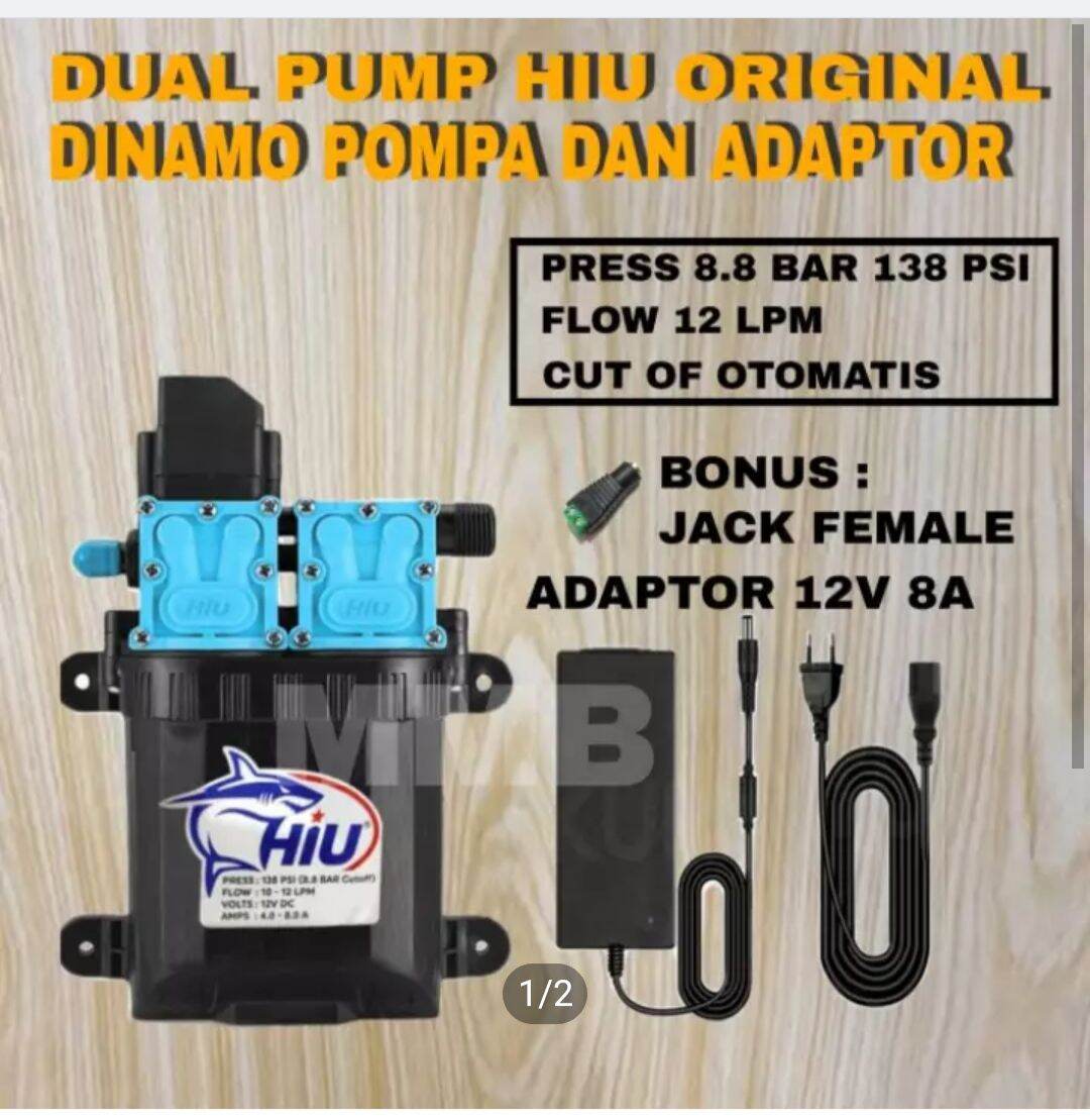 DUAL PUMP HIU 12 LPM PAKET LENGKAP STEAM MOTOR MOBIL SIRAM TANAMAN DLL ... DUAL PUMP HIU 12 LPM PAKET LENGKAP STEAM MOTOR MOBIL SIRAM TANAMAN DLL ...