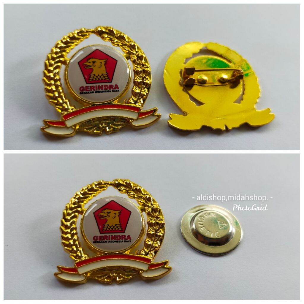 PIN PARTAI GERINDRA PADI KAPAS | Lazada Indonesia