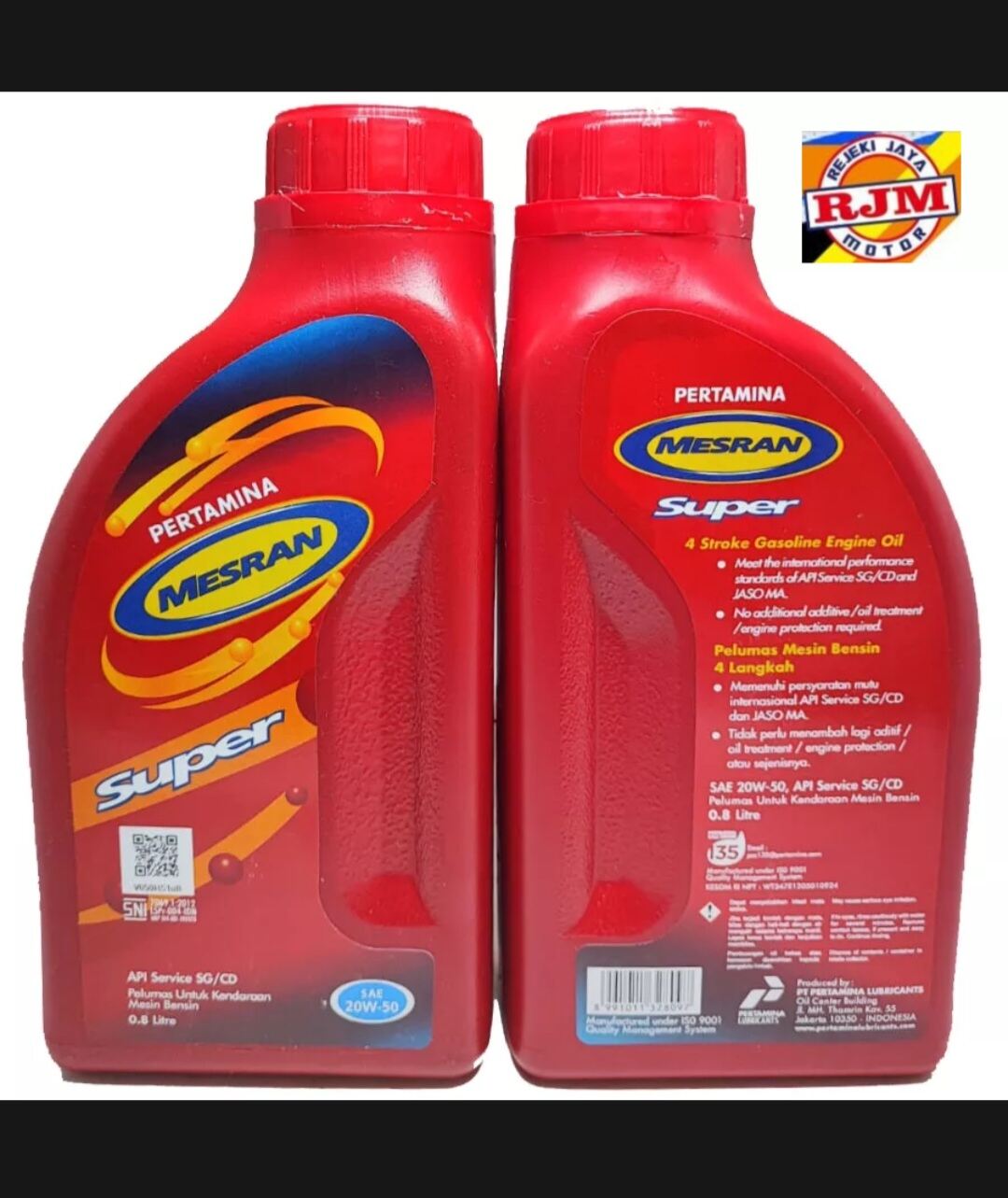Oli mesin Mesran Super 20W-50 800ml dan 1 Liter | Lazada Indonesia