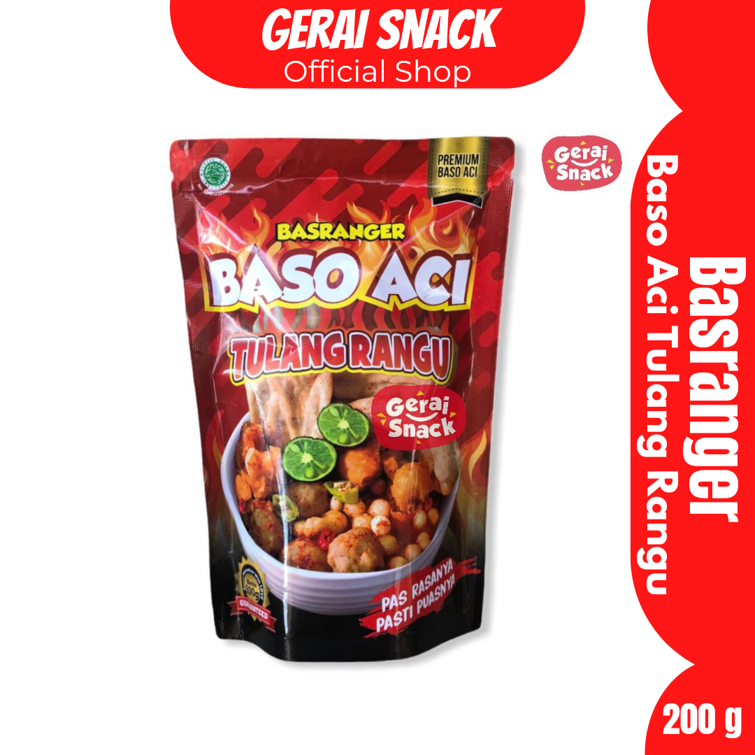 Baso Aci Basranger Tulang Rangu Extra Jeruk Limau Khas Bandung (200gr ...