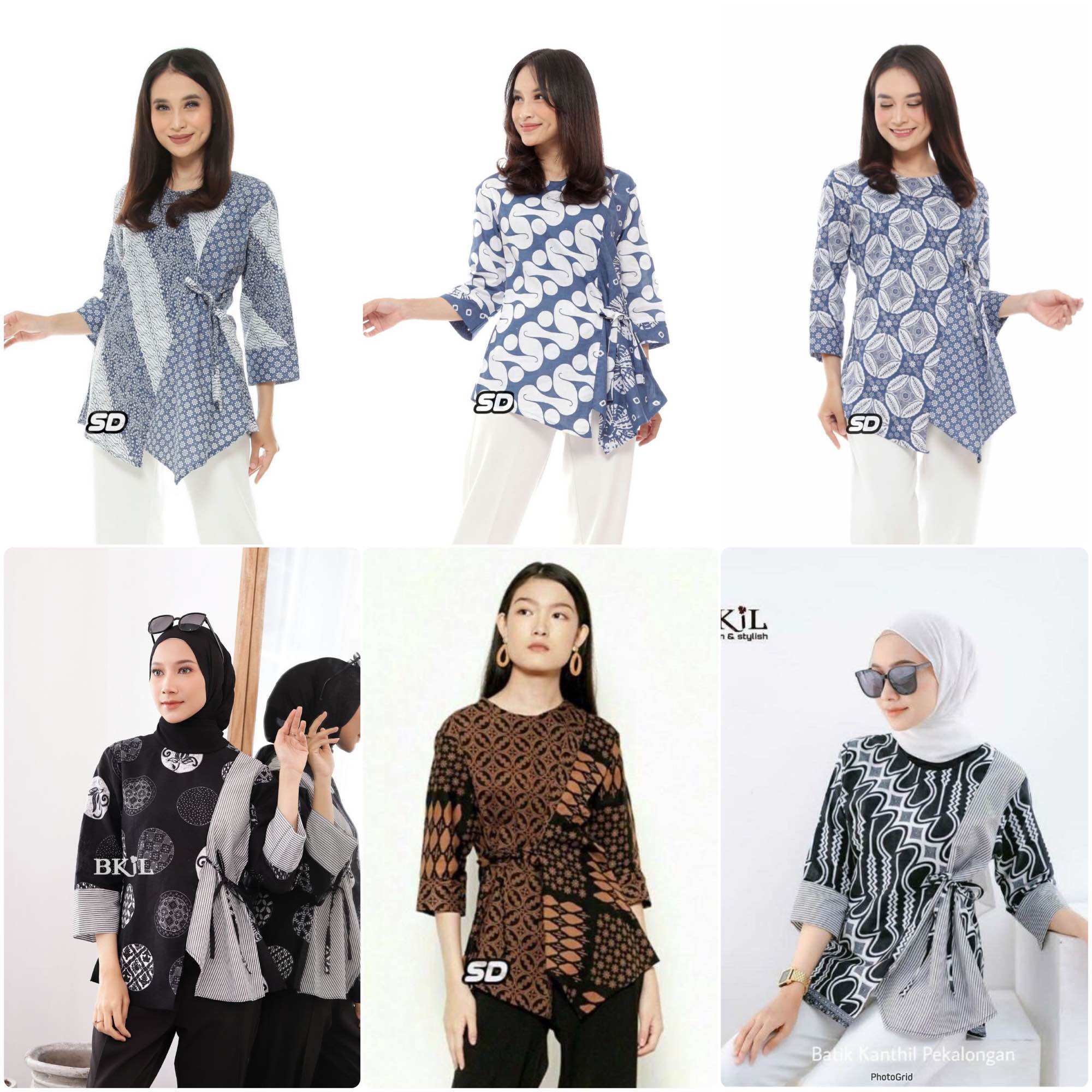 Jual Baju Batik Wanita Batik Wanita Blouse Batik Wanita Batik Atasan ...