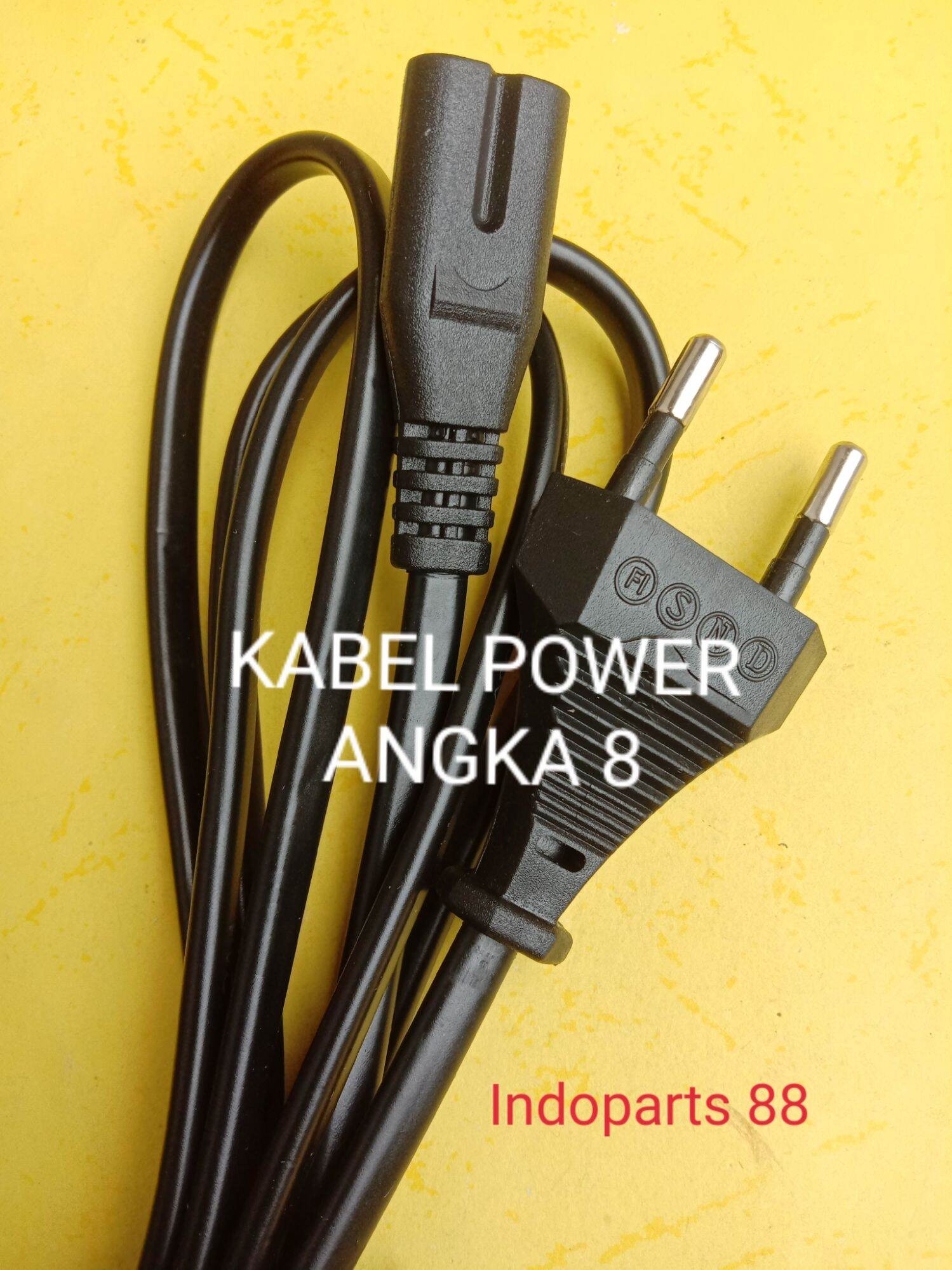 KABEL POWER KABEL AC ANGKA 8 KABEL PRINTER 2 LUBANG KABEL COLOKAN ...