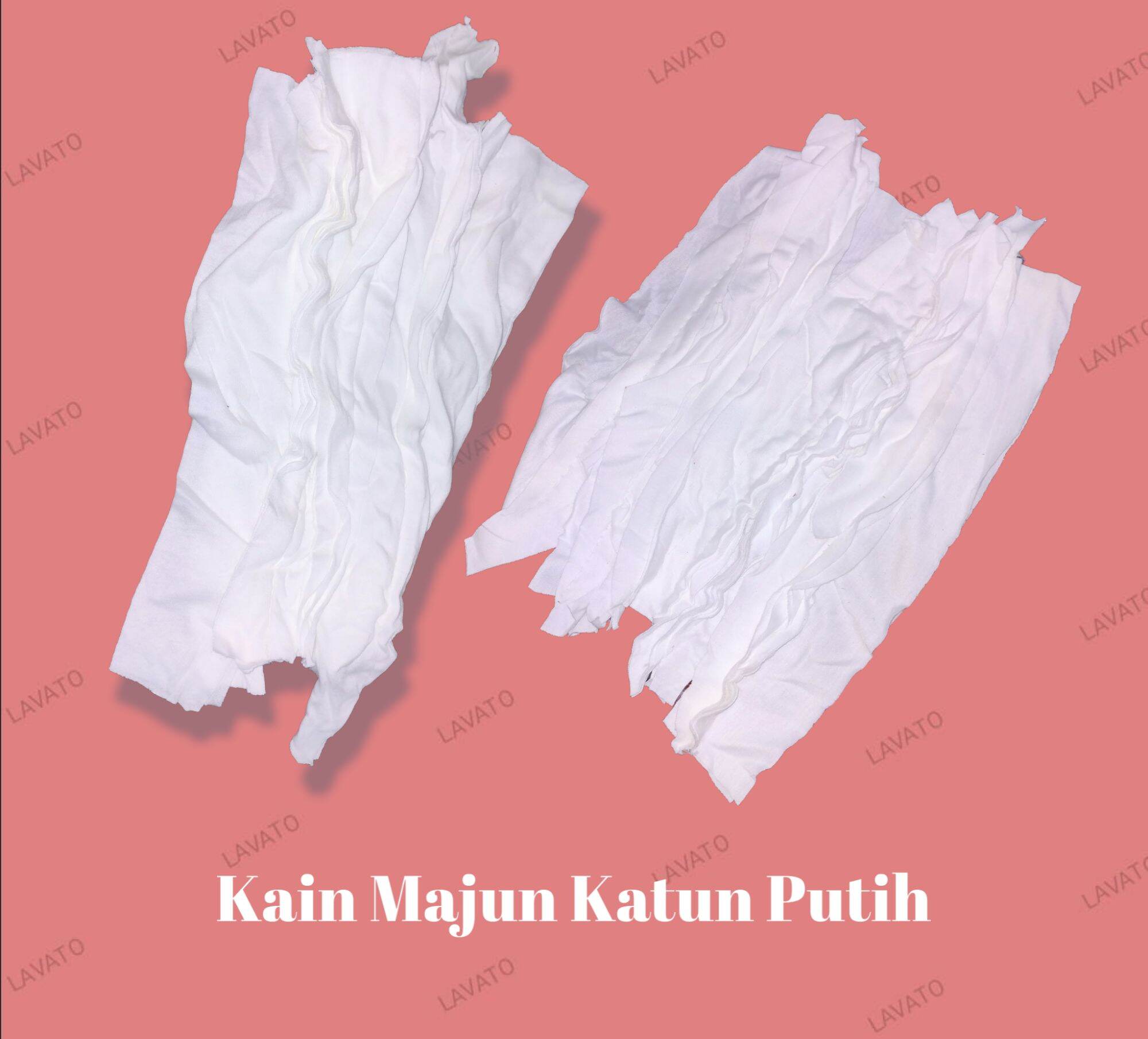 Kain Katun Majun Putih 1kg | Lazada Indonesia