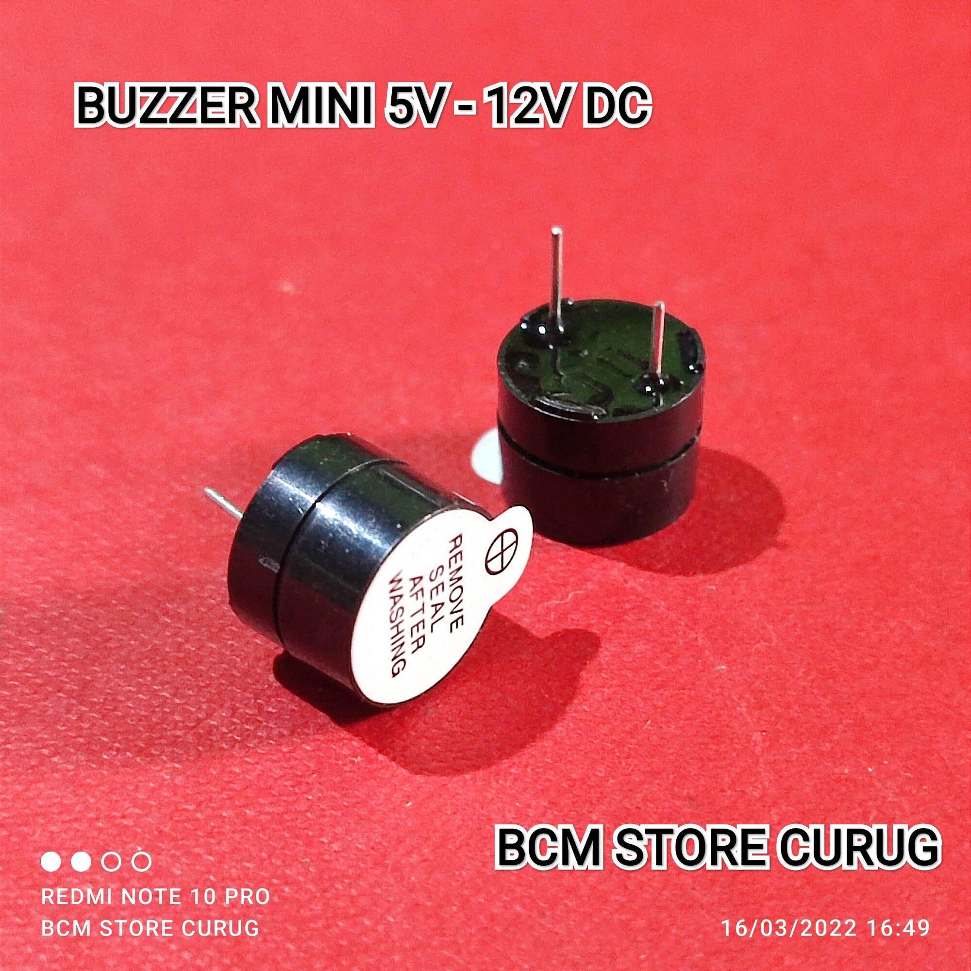 BUZZER MINI 5V - 12V DC | Lazada Indonesia
