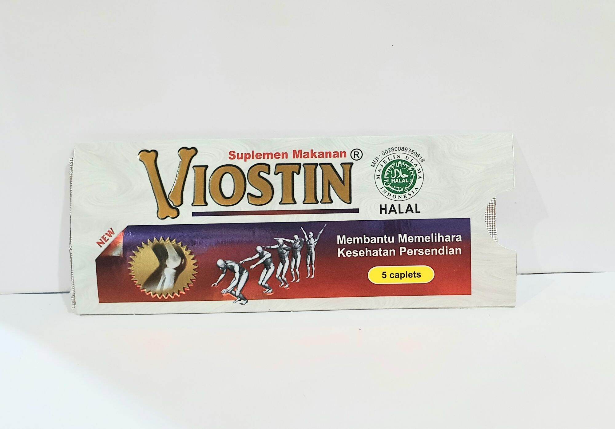 Viostin Halal strip isi 5 kaplet | Lazada Indonesia