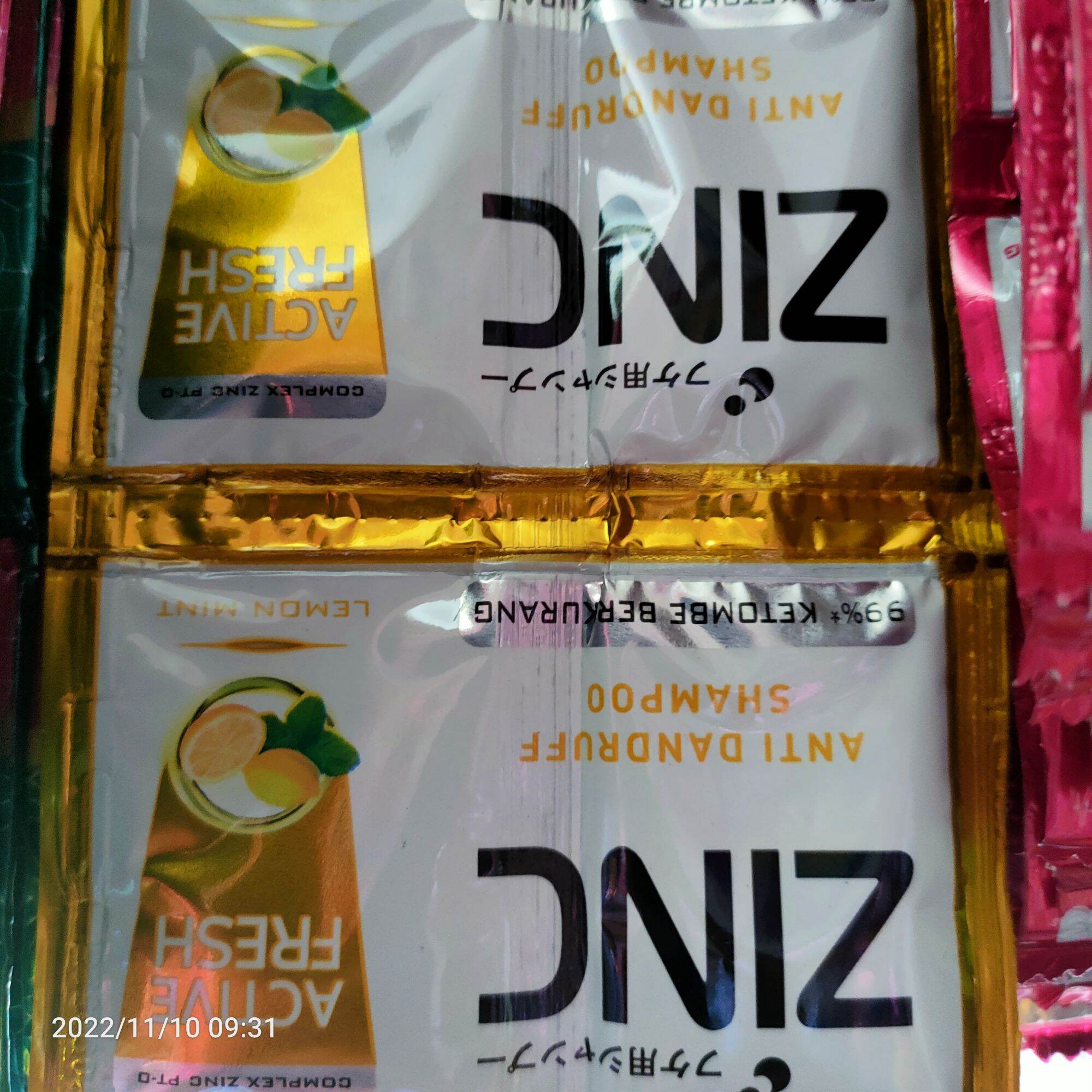 zinc shampoo rentengan/12 sst | Lazada Indonesia