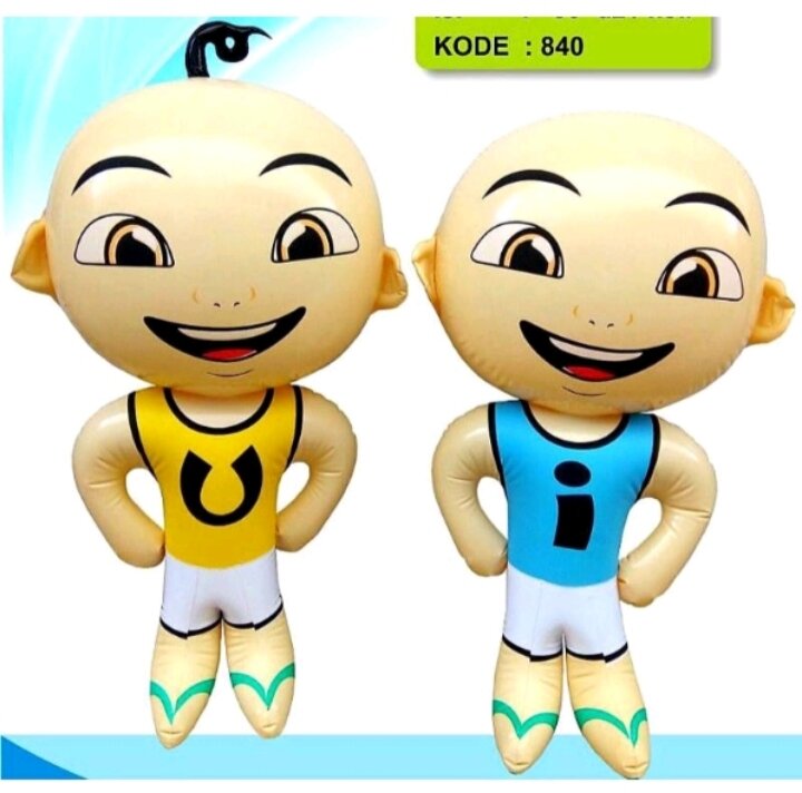 balon tiup karakter upin ipin | Lazada Indonesia