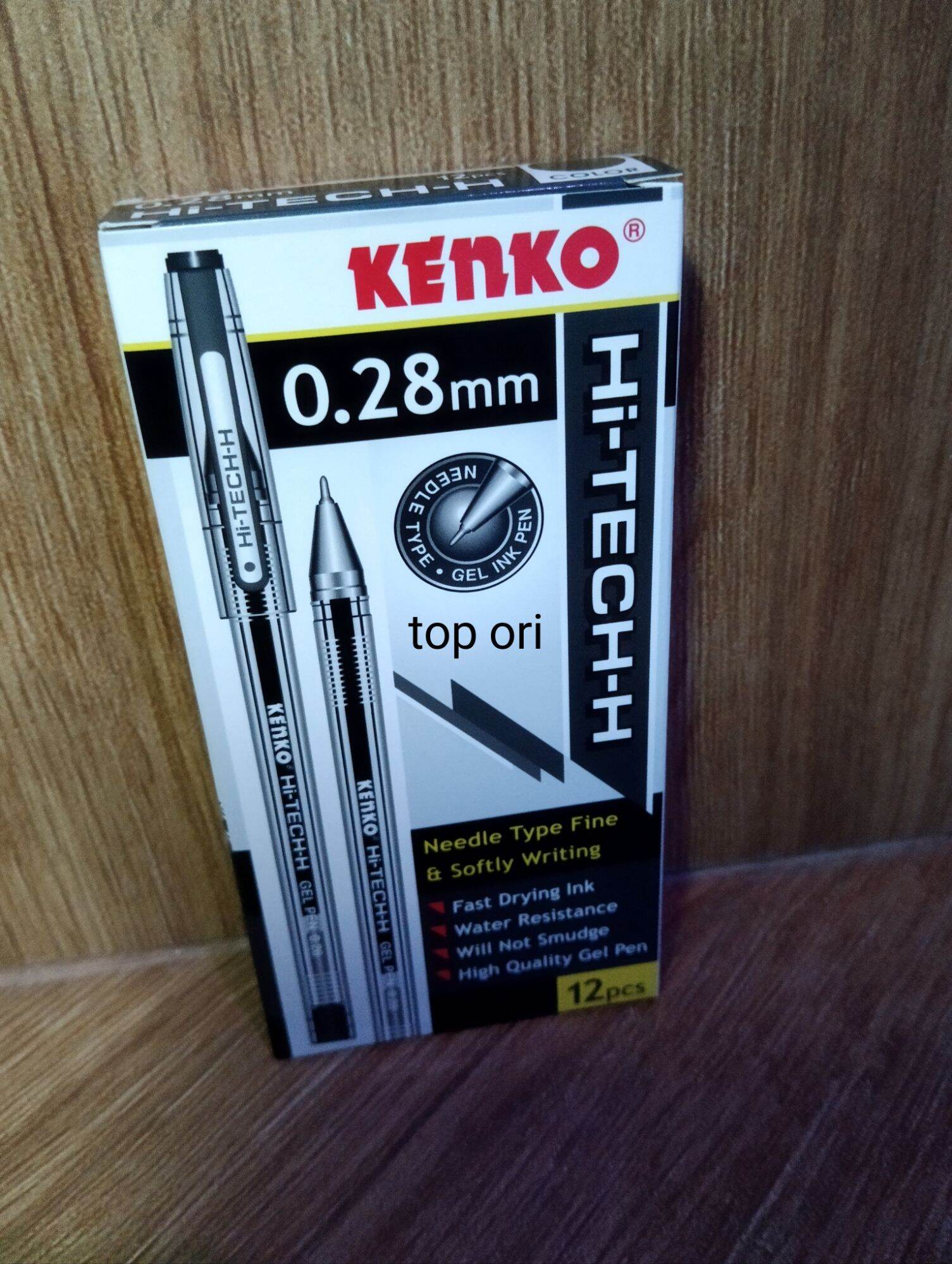 1PQCK PULPEN KENKO HI-TECH-H 0.28mm WARNA HITAM | Lazada Indonesia