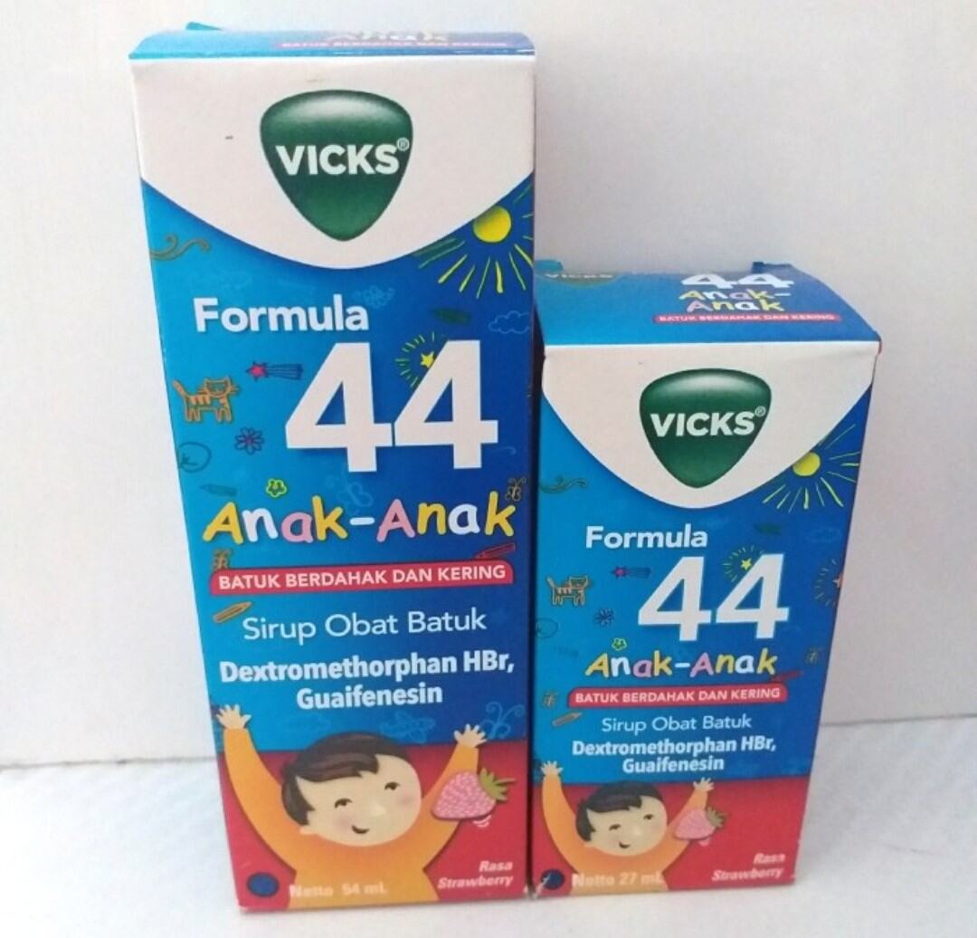 Vicks vick formula 44 anak-anak sirup syrup obat batuk 27ml dan 54ml ...