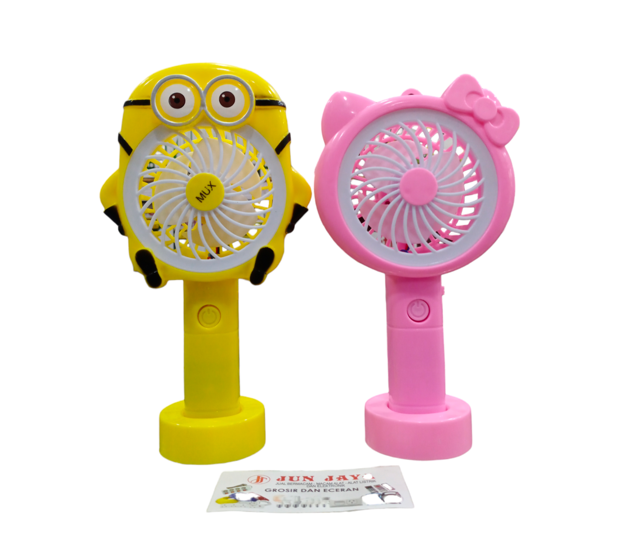 Kipas angin tangan karakter / kipas angin Tangan stand Karakter LED ...
