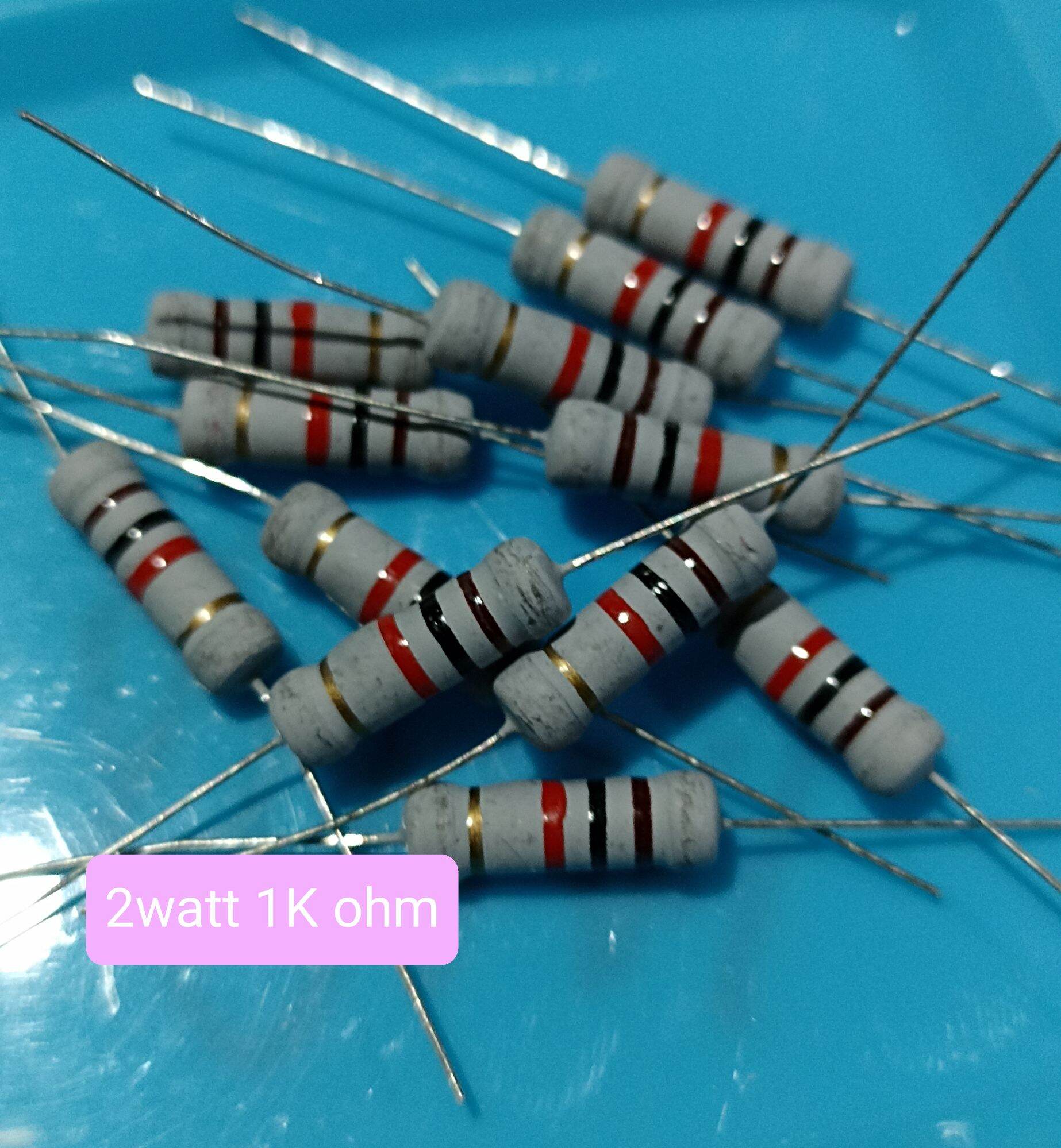 10BUAH RESISTOR 1K OHM 2WATT 2 WATT 1KOHM 1 K OHM 2W | Lazada Indonesia