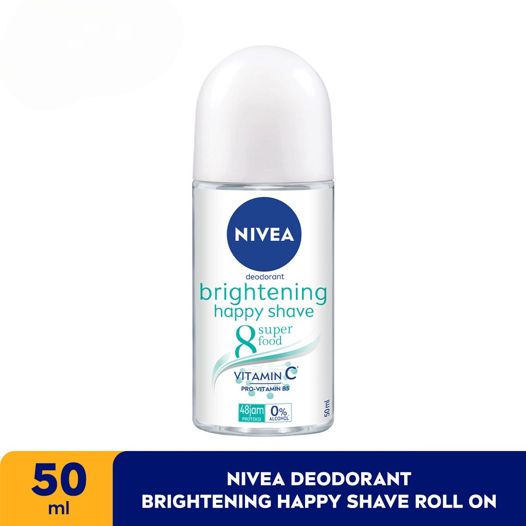 Nivea Brightening Happy Shave Deodorant Roll on | Lazada Indonesia