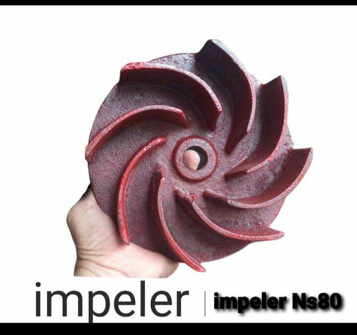 IMPELER/KIPAS POMPA AIR NS 80 DAUN 6..DAUN 8 LEBAR 18.5 CM | Lazada ...