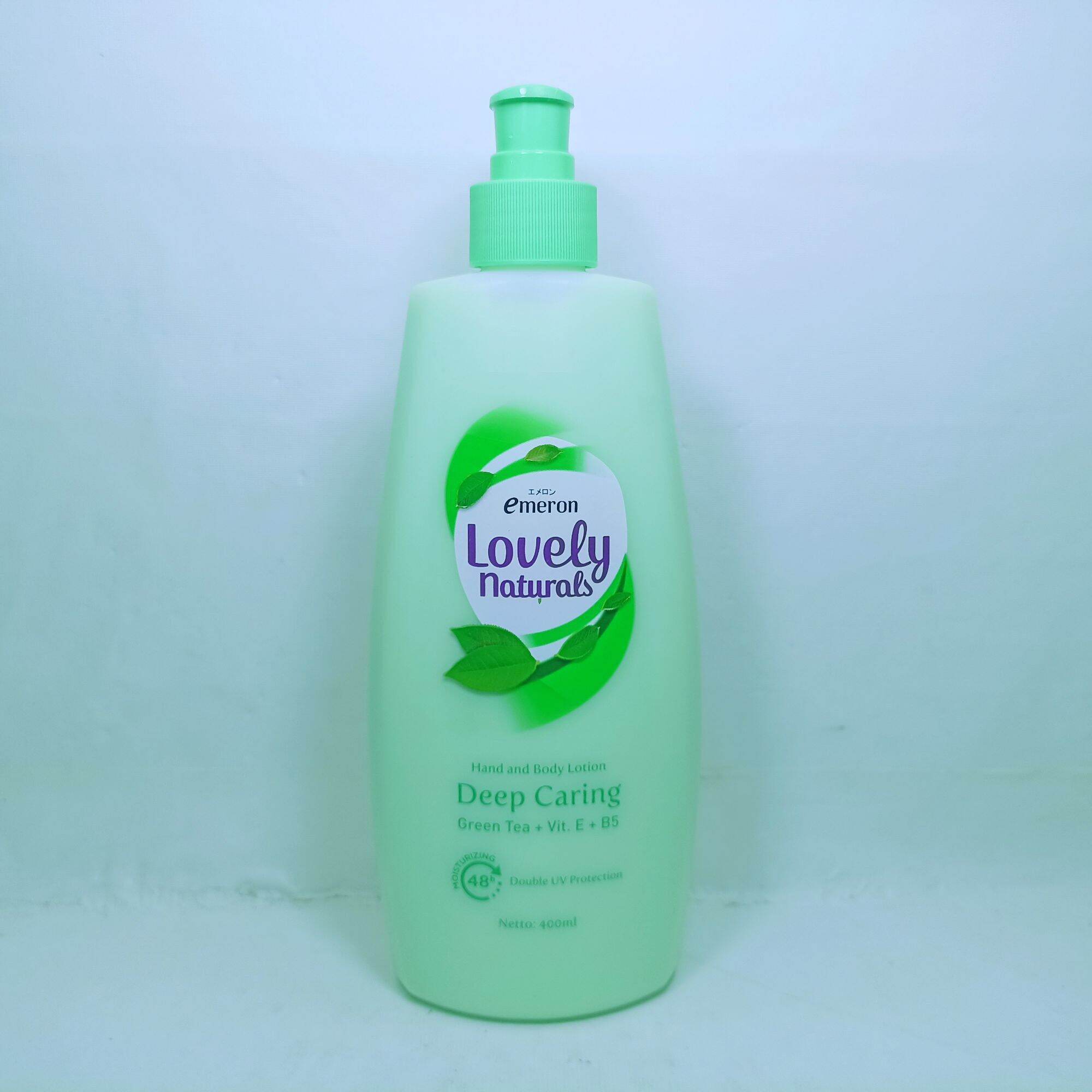 Emeron Lovely Natural Lotion Pelembap Tubuh Intense Moisturizing Pump 400 ml | Lazada Indonesia
