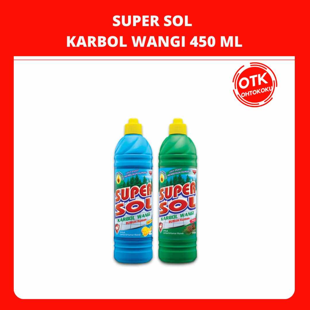 SUPERSOL KARBOL WANGI 450ML BOTOL | Lazada Indonesia