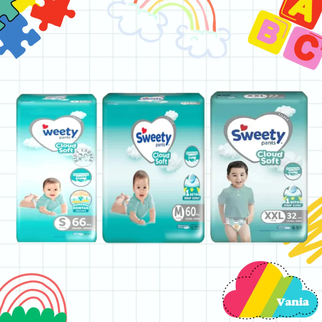 SWEETY SILVER JUMBO S66 M60 L54 | Lazada Indonesia