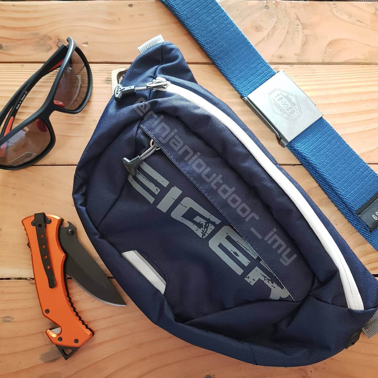 WAISTBAG EIGER CONSERVE 2.0 ORIGINAL BERGARANSI EIGER TAS PINGGANG HITAM TAS SELEMPANG EIGER ...